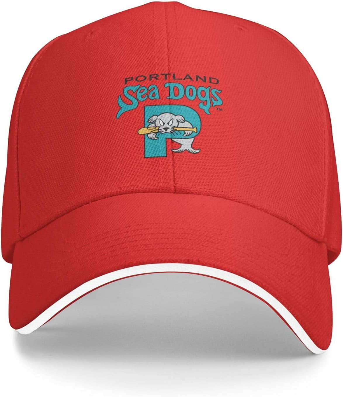Portland Sea Dogs Sandwich Cap Unisex Classic Baseball Capunisex ...