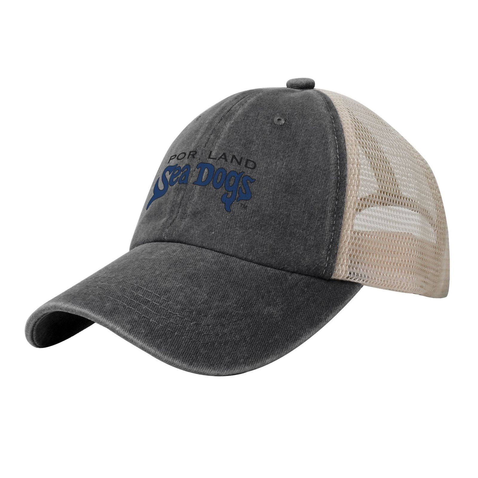 Portland Sea Dogs University Hat Adjustable Athletic Vintage Washed ...