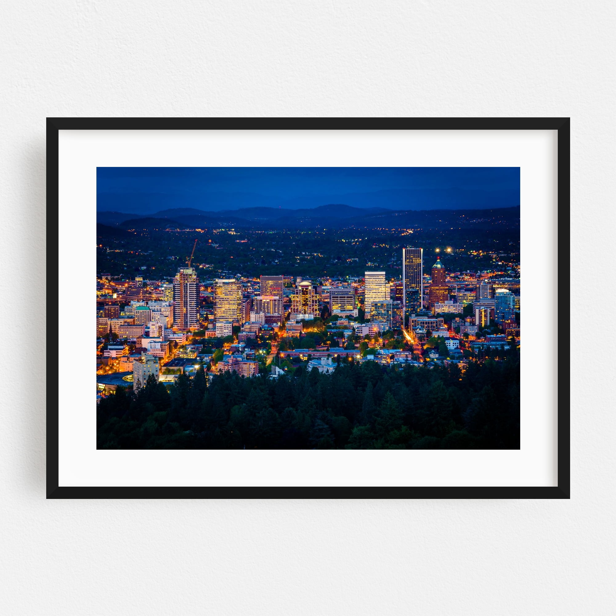 The Portland Skyline - Portland Oregon Photography Cityscape Skyline ...