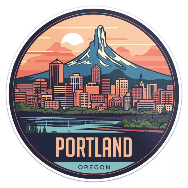 Portland Sticker Phone Decal Water Bottle Stickers Car Decals, Laptop ...