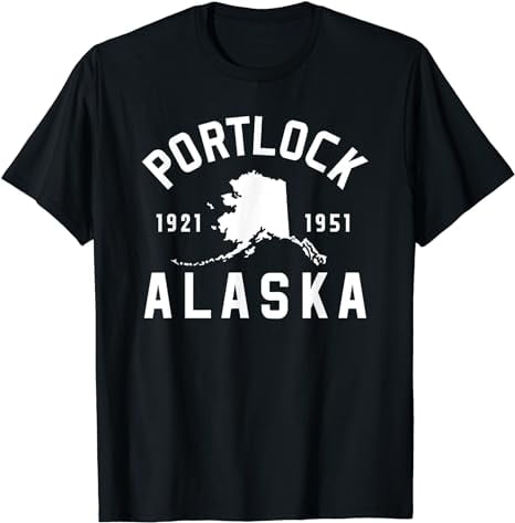 Portlock Alaska Ghost Town Cryptid Bigfoot Wendigo Mystery T-Shirt ...