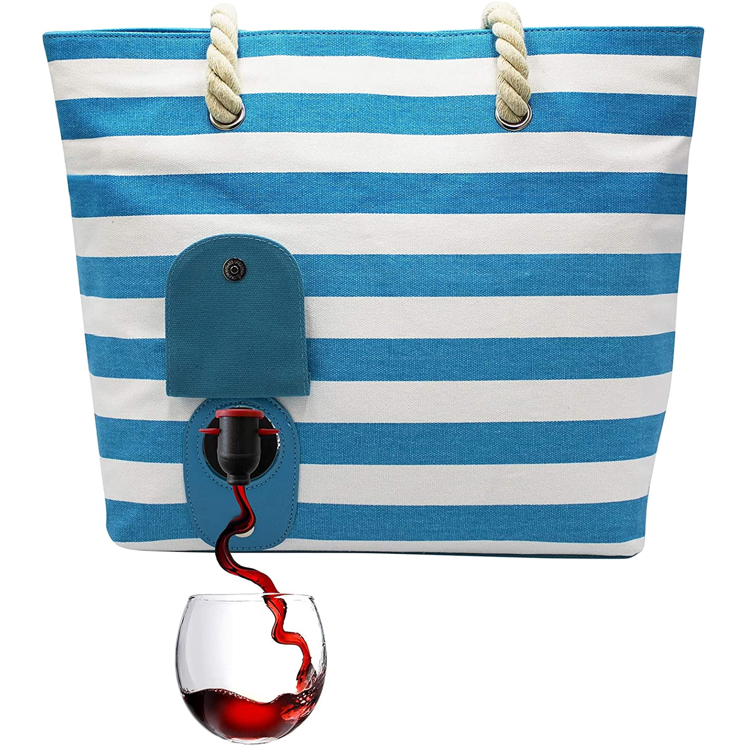 Free Shipping! PortoVino Leakproof Beach Wine Purse, Unisex (Turquoise ...