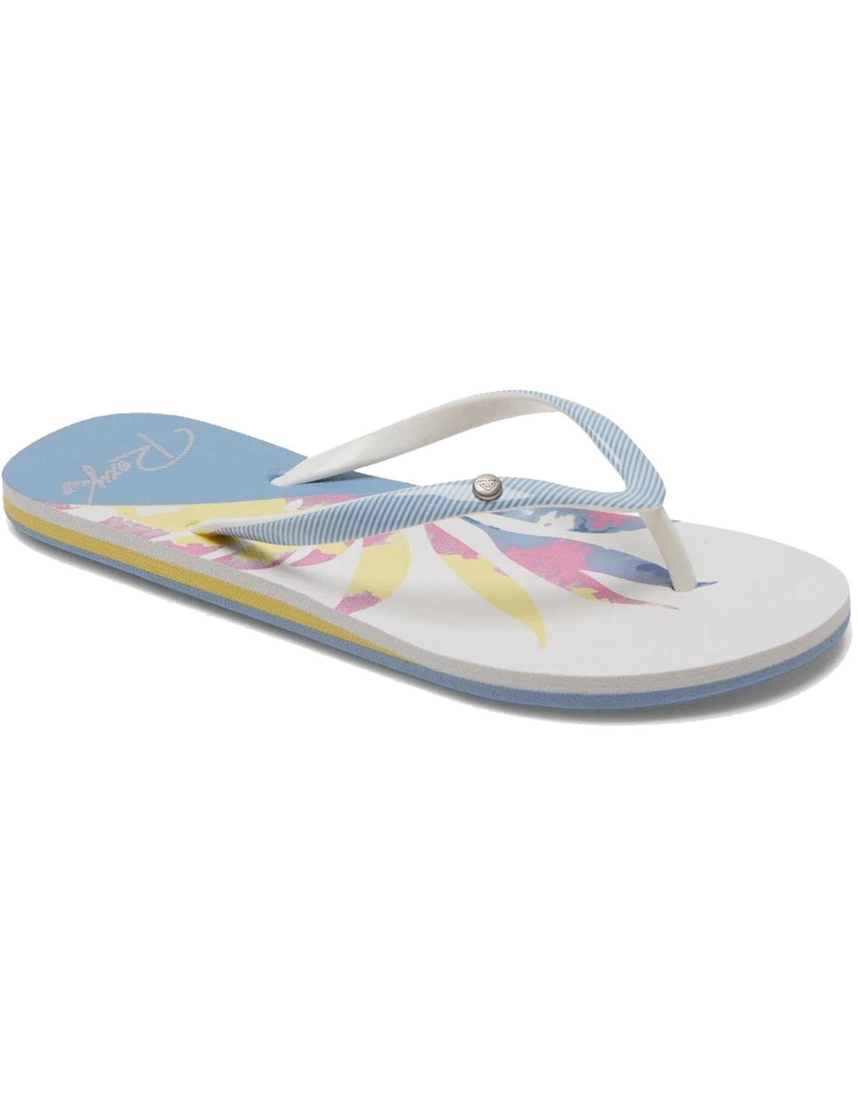 Portofino III Flip Flops [Blue/White/Palm] - Walmart.com