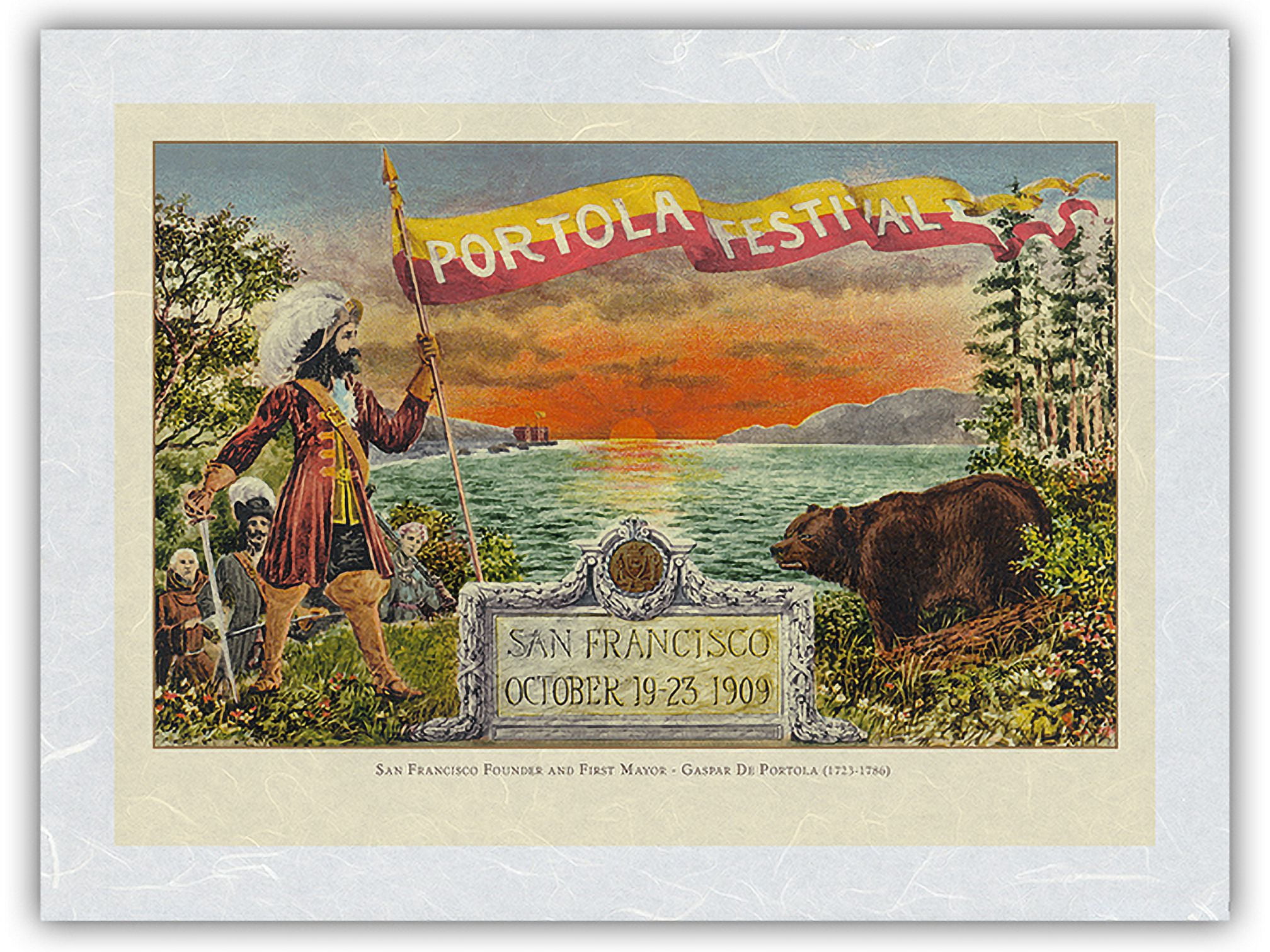 Portola Festival - San Francisco California - Vintage Travel Poster c ...
