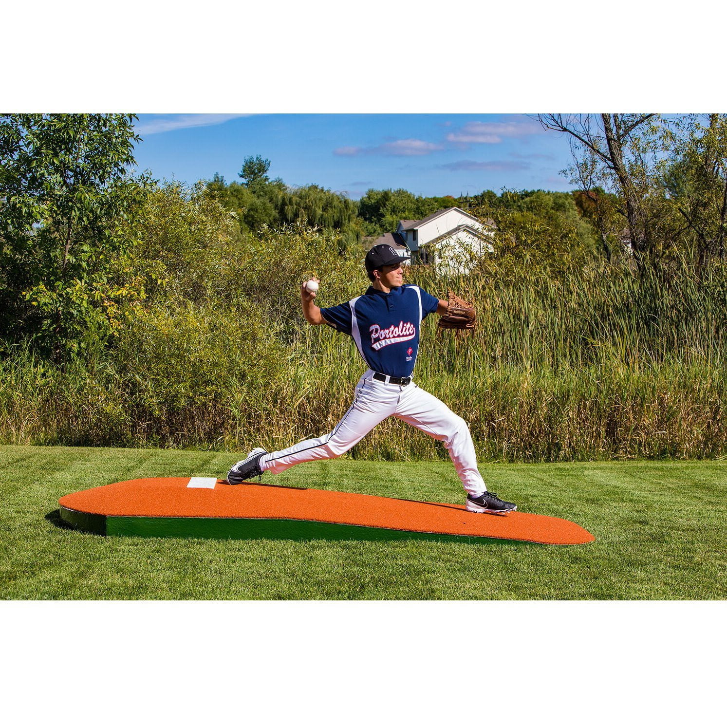 Portolite 10" Portable Practice Pitching Mound Clay - Walmart.com