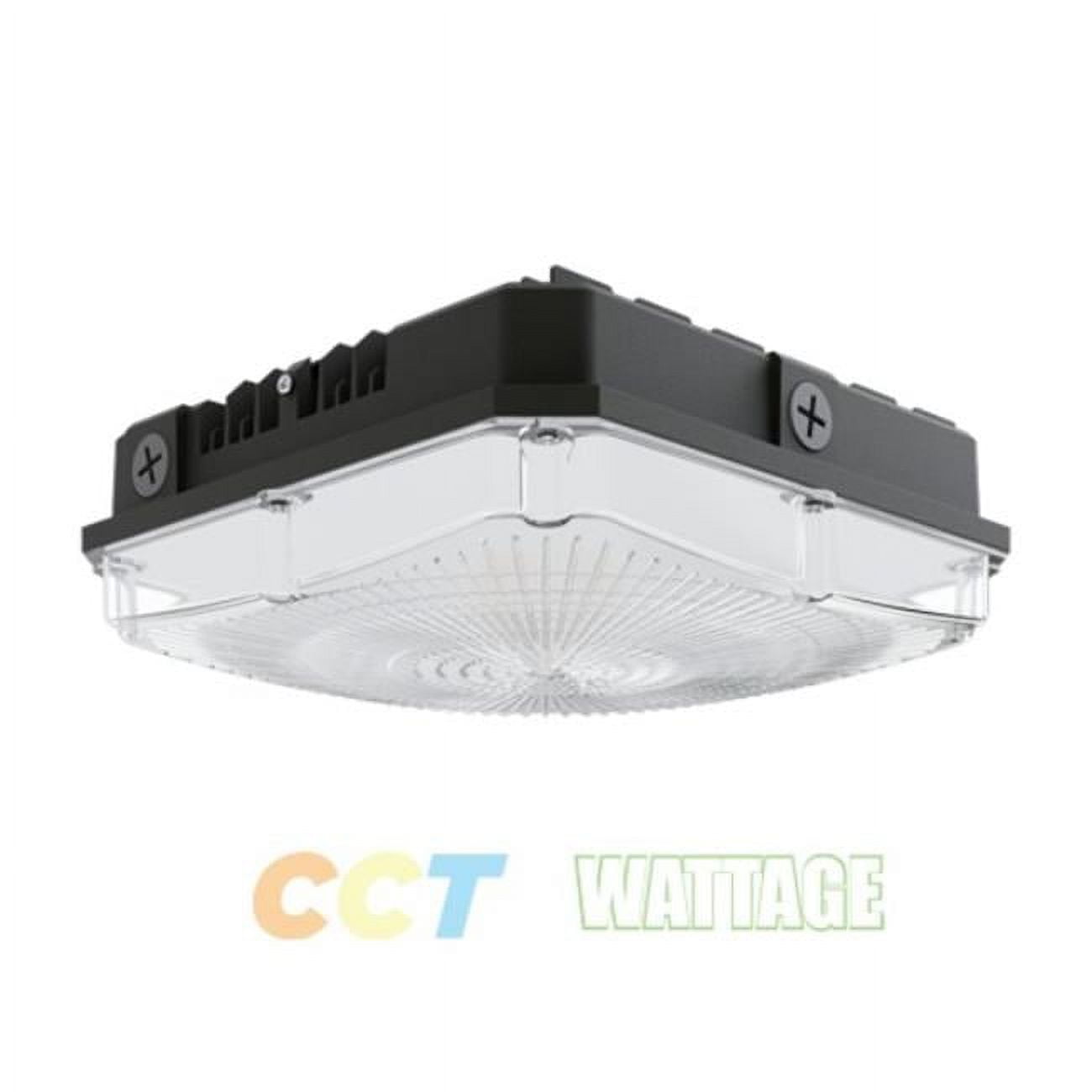 Portor PT-CAT2-HW-3CP LED Square Canopy Luminaire Light with CCT & Wattage Selector - Walmart.com