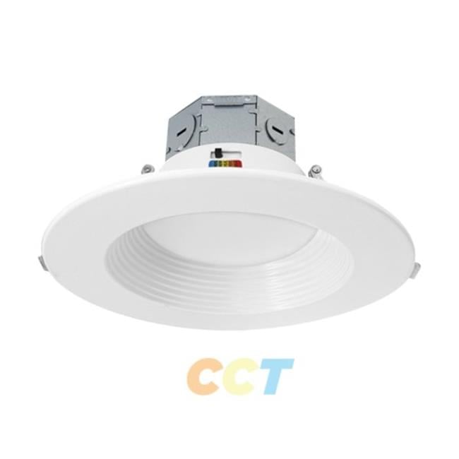 Portor PT-DLJ-B-6I-15W-5CCT 6 in. LED Downlight with Junction Box & CCT ...