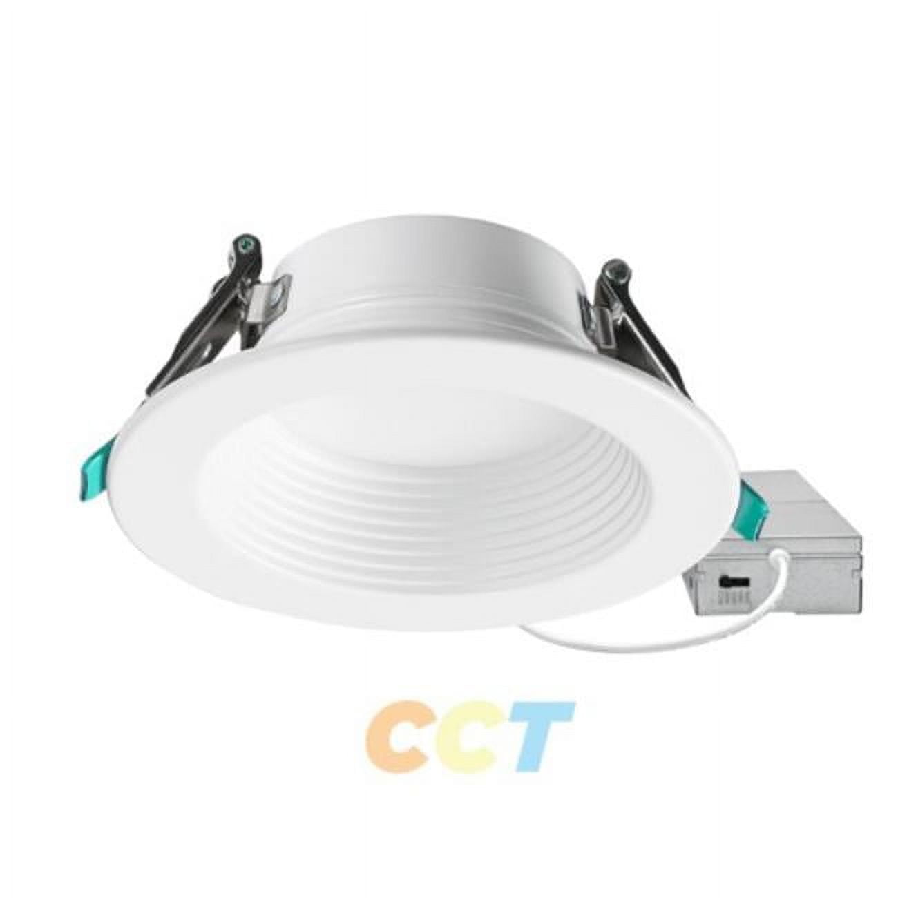 Portor PT-DLR-C-6I-15W-5CCT-120V 6 in. LED Can-Less Downlight with ...