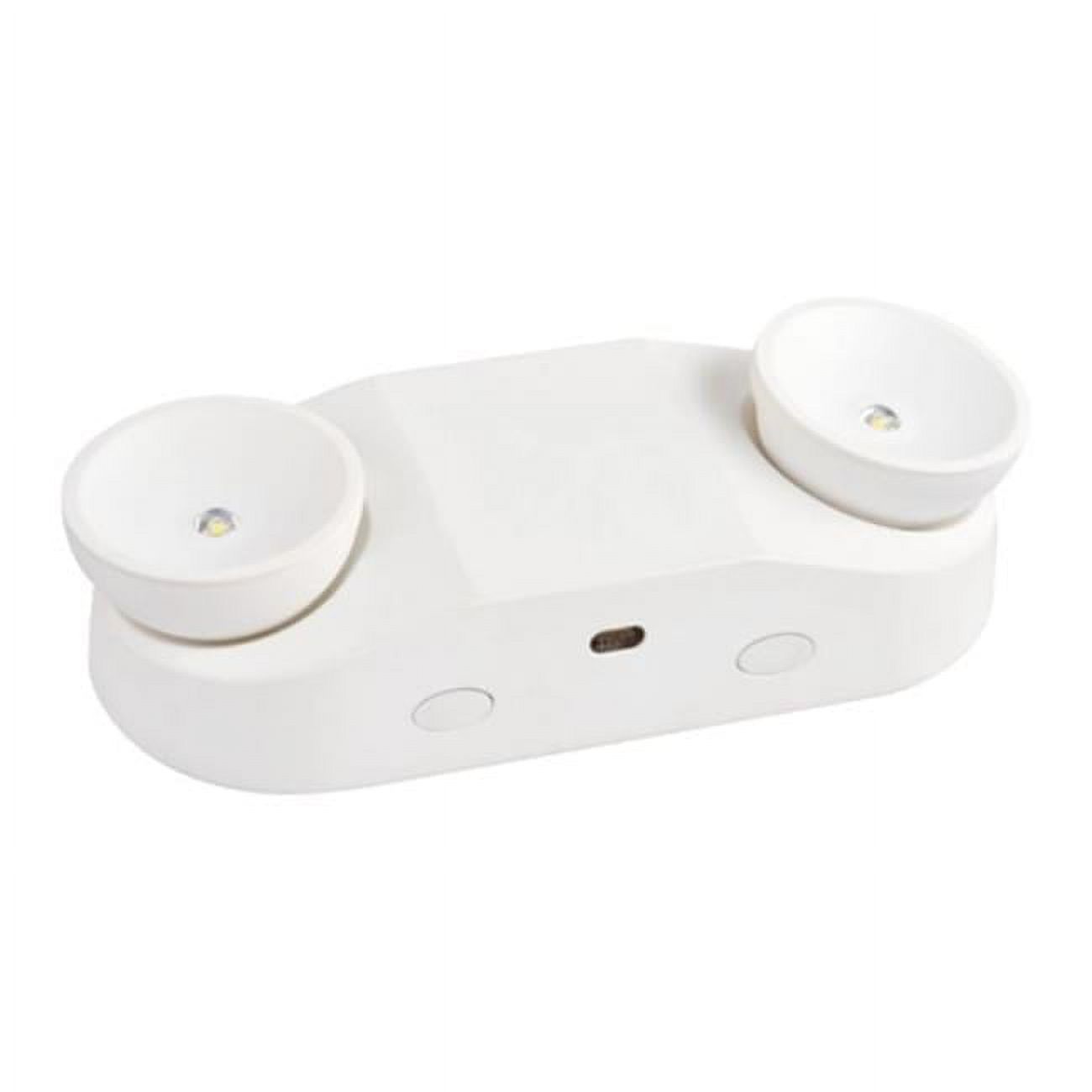 Portor PT-EML-R Round Double Head LED Emergency Light - Walmart.com