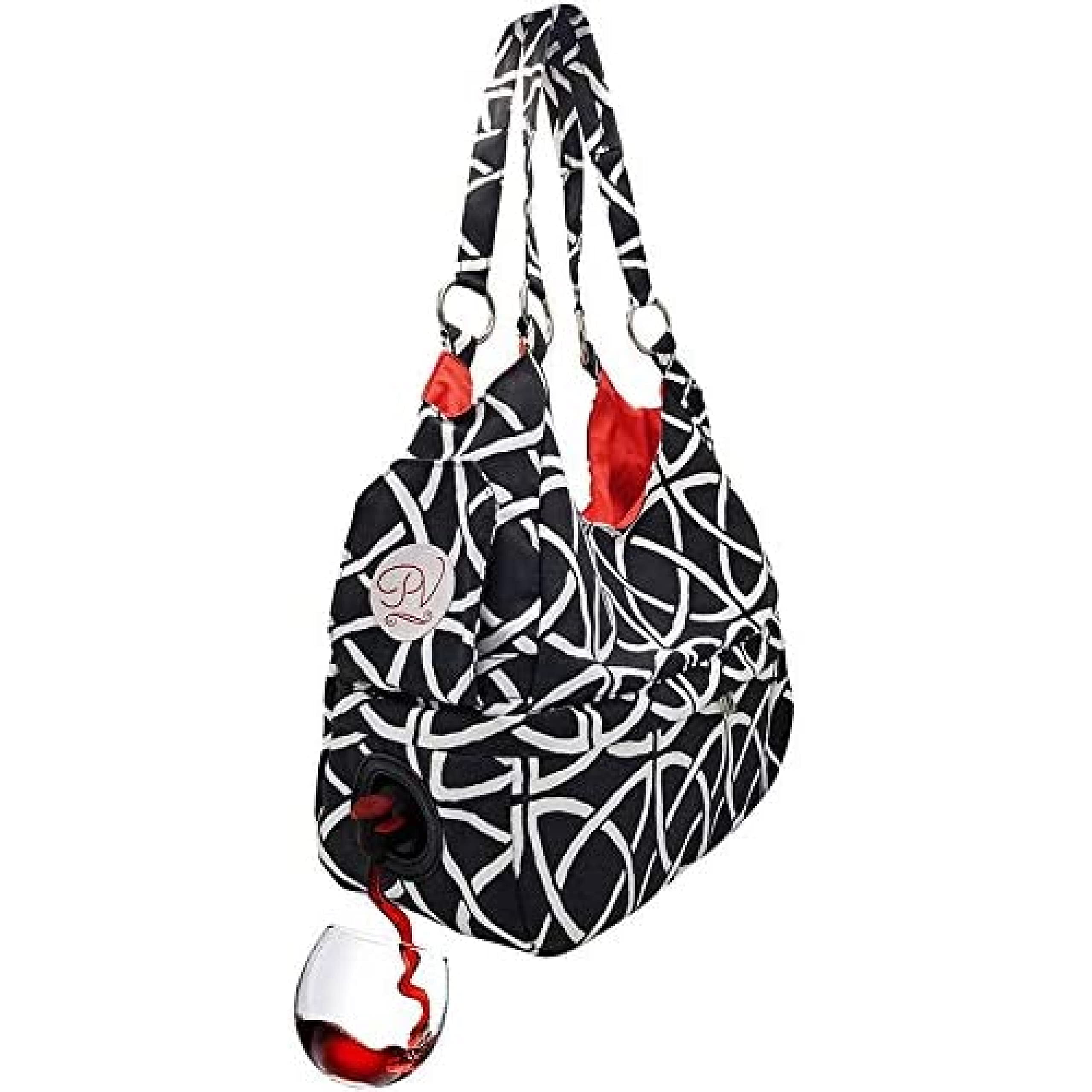 PortoVino Swankey Celtic Beverage Wine Tote with Hidden, Insulated ...