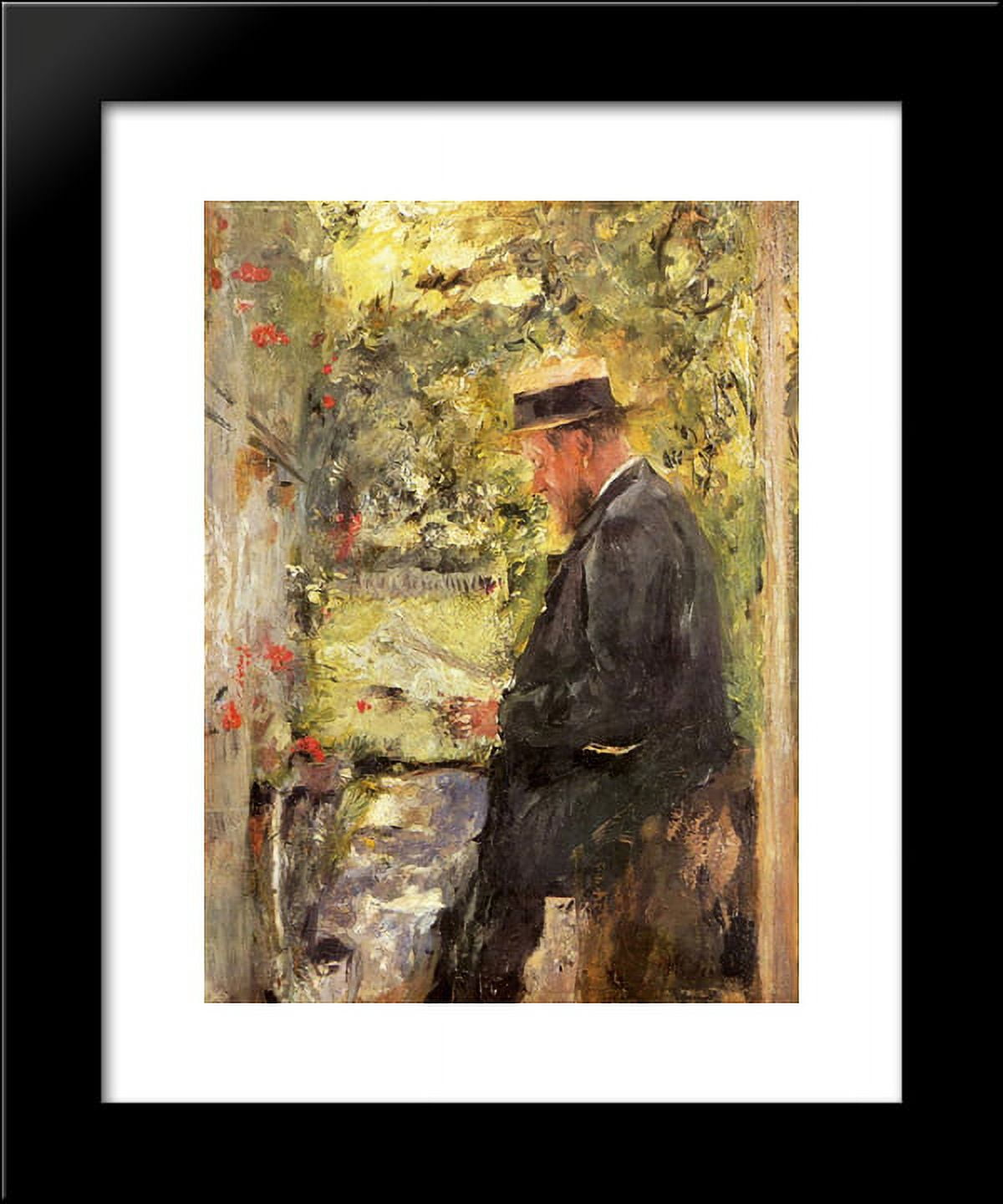 Porträt des Tierarztes Dr. Reindl in der Laube 20x24 Framed Art Print ...