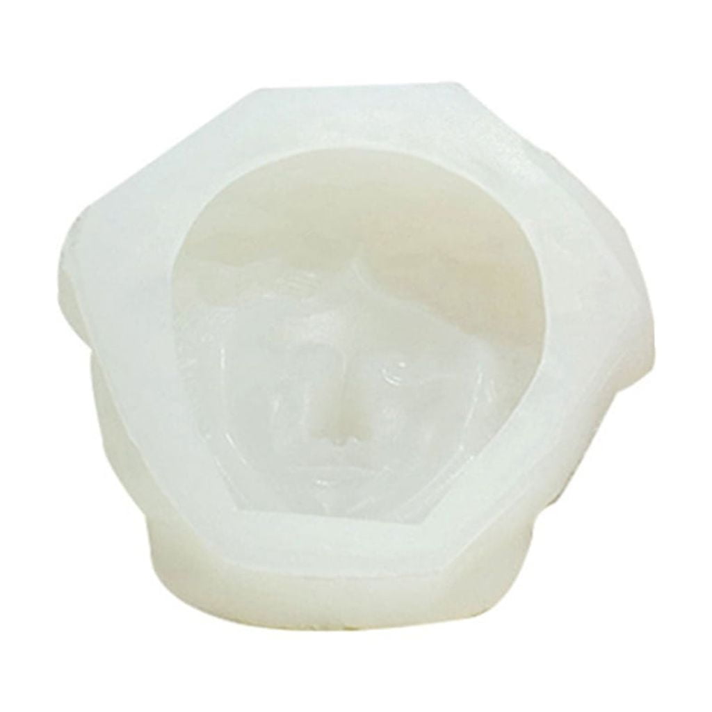 Portrait Epoxy Resin Mold Candle Casting Mold DIY Woman Face Silicone ...