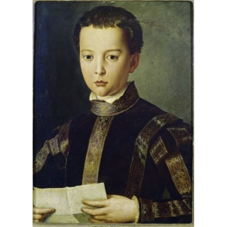 Portrait of Francesco I de Medici 1551 Agnolo Bronzino 1503-1572 ...