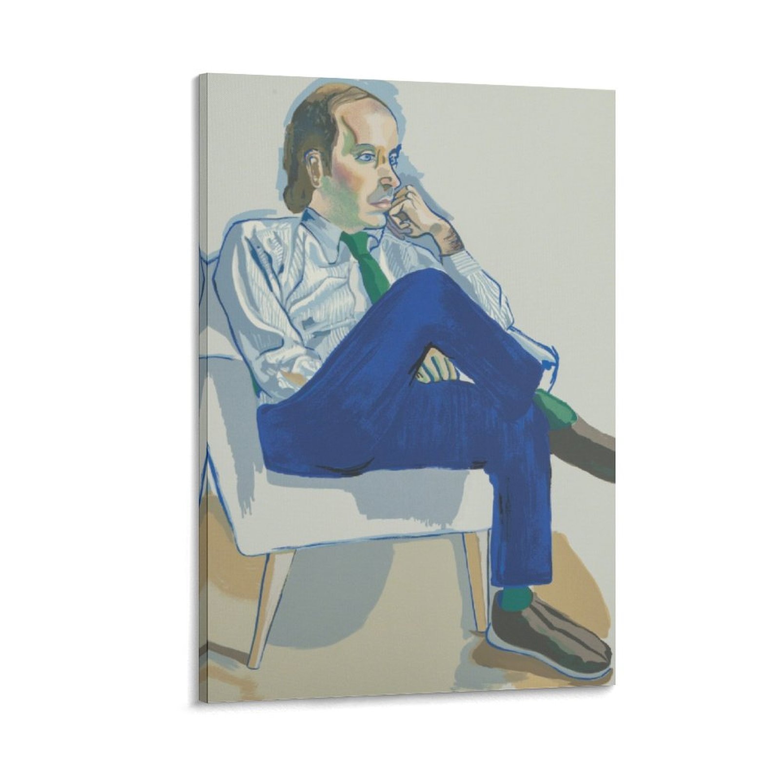Portrait of Hartley Stockton by Alice Neel Painting 1981 Posters Art ...