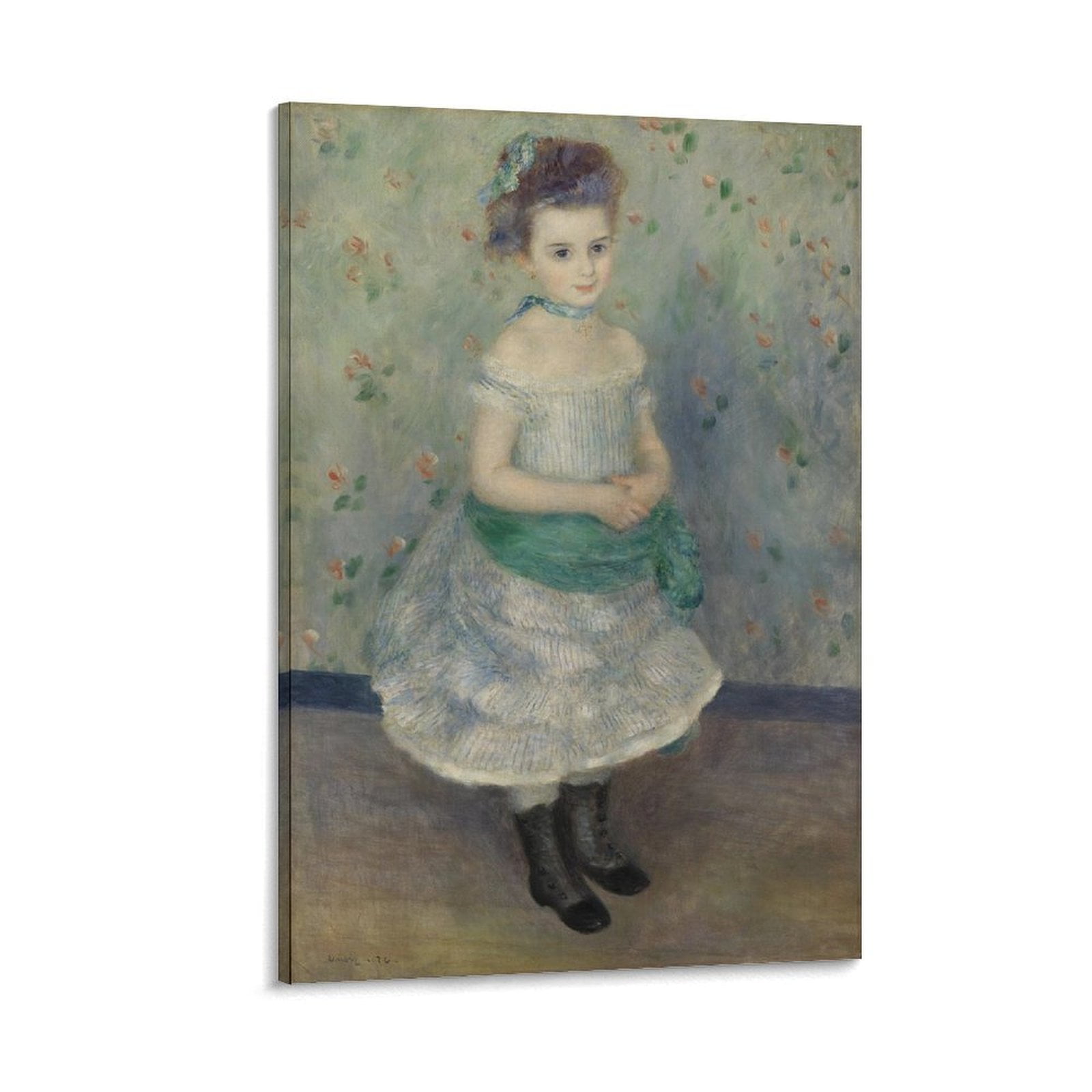 Portrait of Jeanne Durand-Ruel by Pierre Auguste Renoir Poster Picture ...