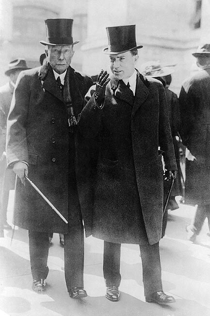 Portrait John D. Rockefeller & Junior Style - A - 20x30 Inch Laminated ...