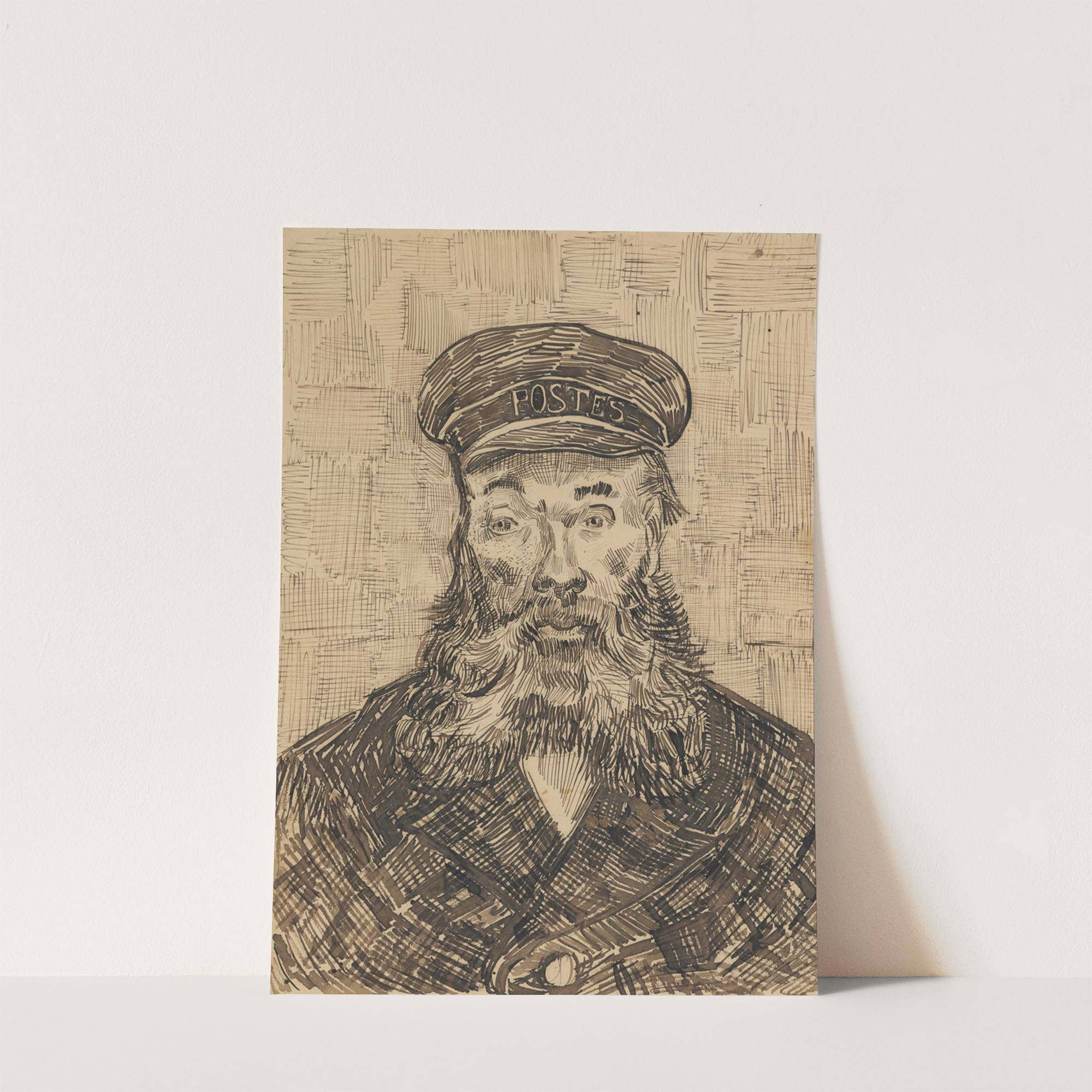 Portrait of Joseph Roulin - Vincent Van Gogh Artwork - livingroom ...