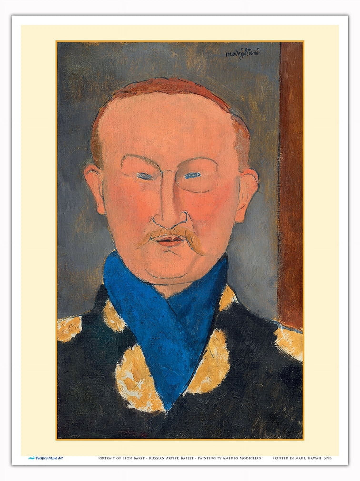 Portrait of Léon Bakst - Russian Artist, Ballet & Theater Designer ...