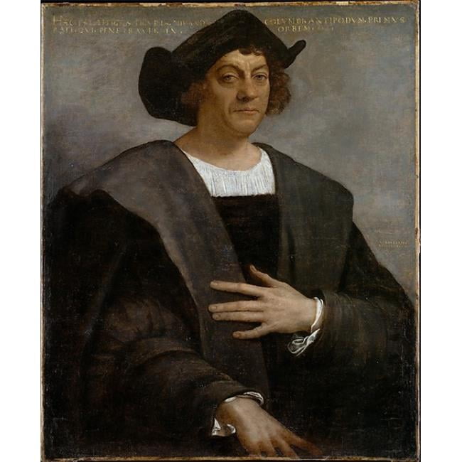 Portrait of A Man Said To Be Christopher Columbus, Born About 1446 Died ...