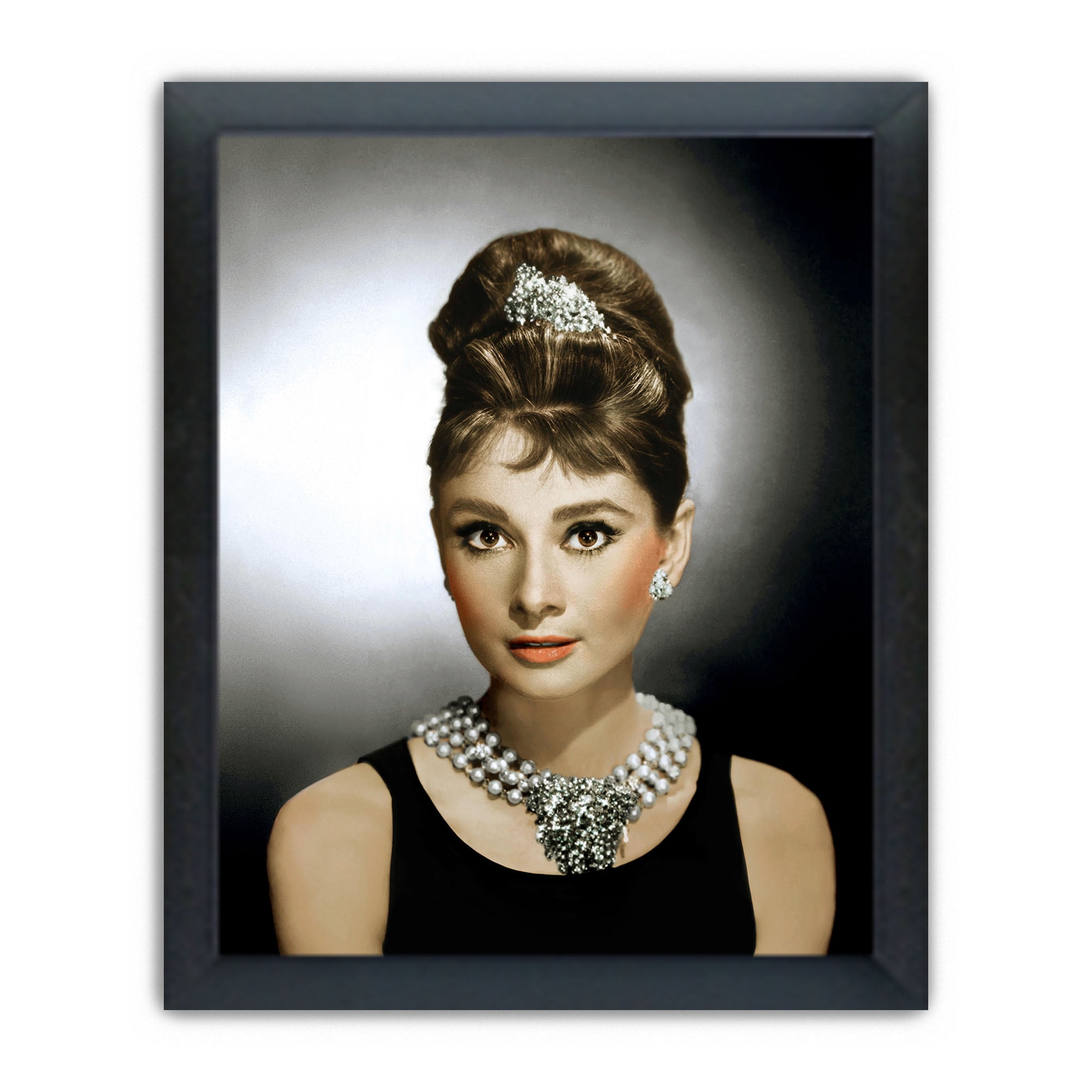 Portrait Of Audrey Hepburn In Breakfast At Tiffany's, 16X20 Framed ...