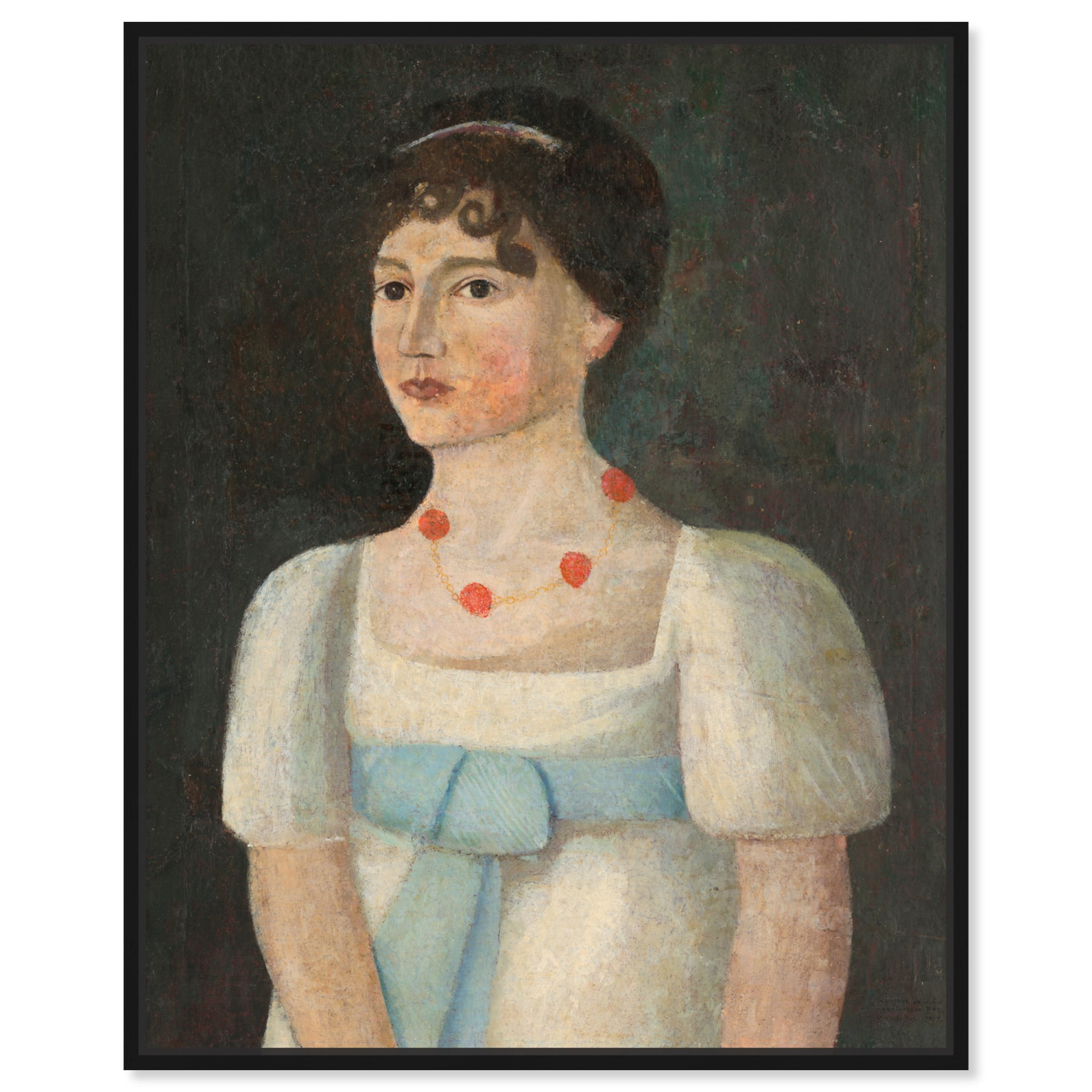 Portrait Of Countess Kubiyi Canvas Vintage Classic Portrait by Art ...