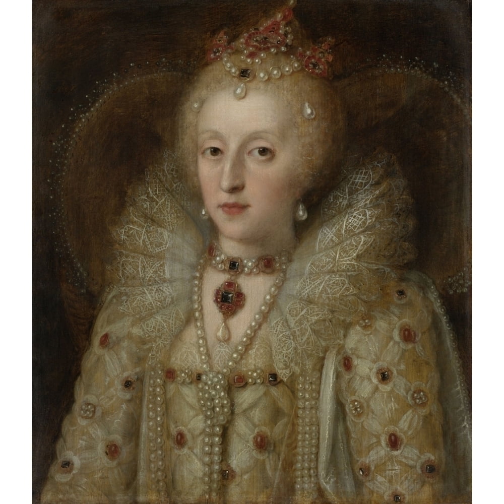 Portrait Of Elizabeth I Poster Print (18 x 24) - Walmart.com