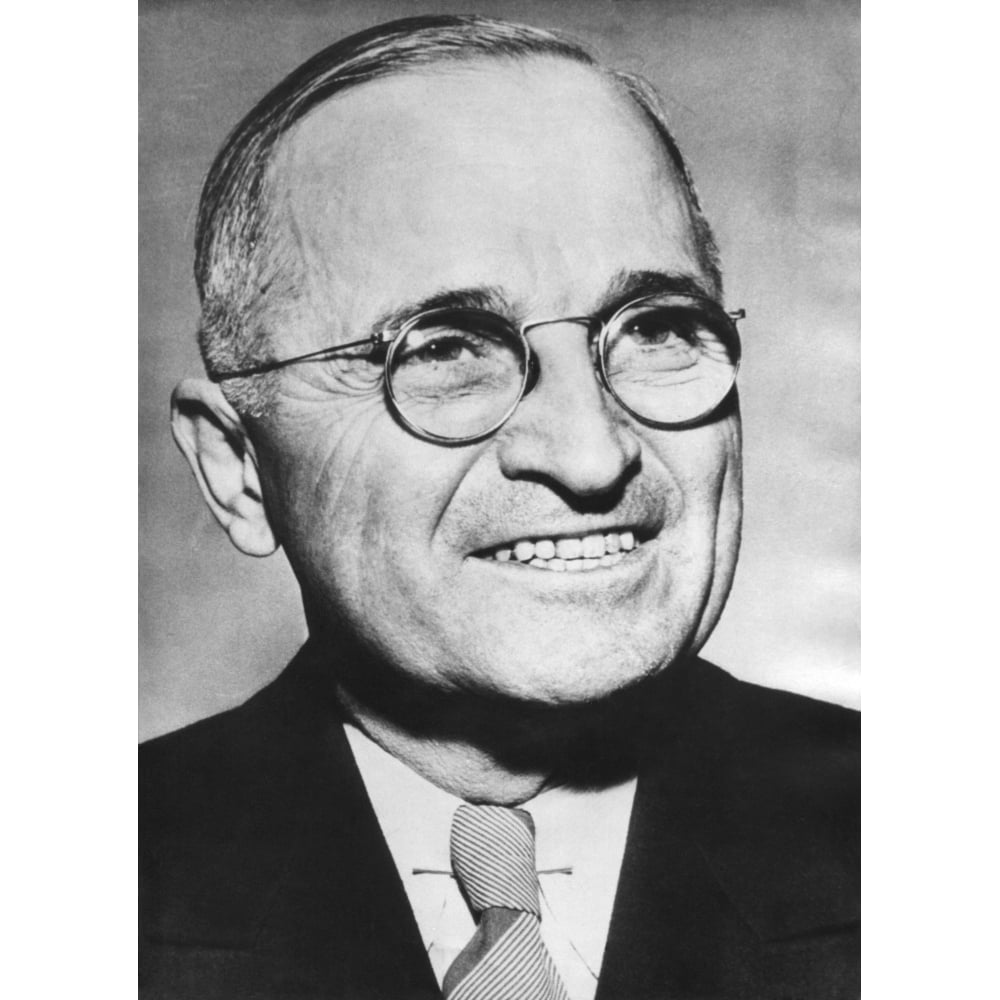 Portrait Of Harry Truman Around The Time He Was Elected As Fdr'S Vice ...