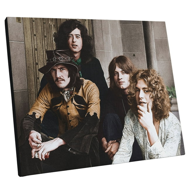 Portrait Of Led Zeppelin Band Members At Chateau Marmont - 16X20 Canvas ...