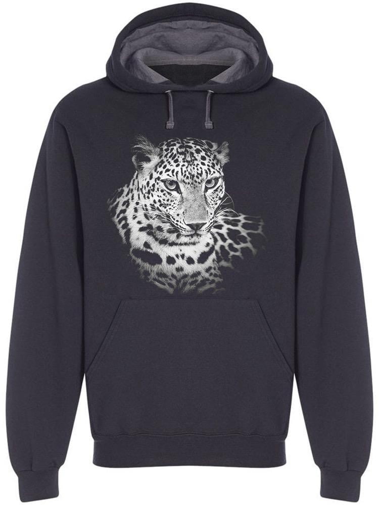 Portrait, Of Snow Leopard Hoodie Men -Image by Shutterstock, Male 3X ...
