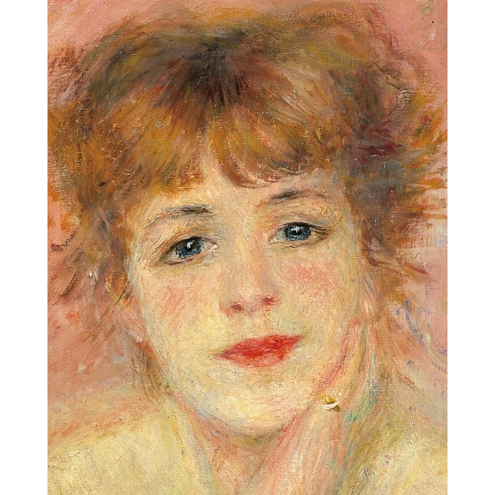 Portrait Of The Actress Jeanne Samary Poster Print (18 x 24) - Walmart.com