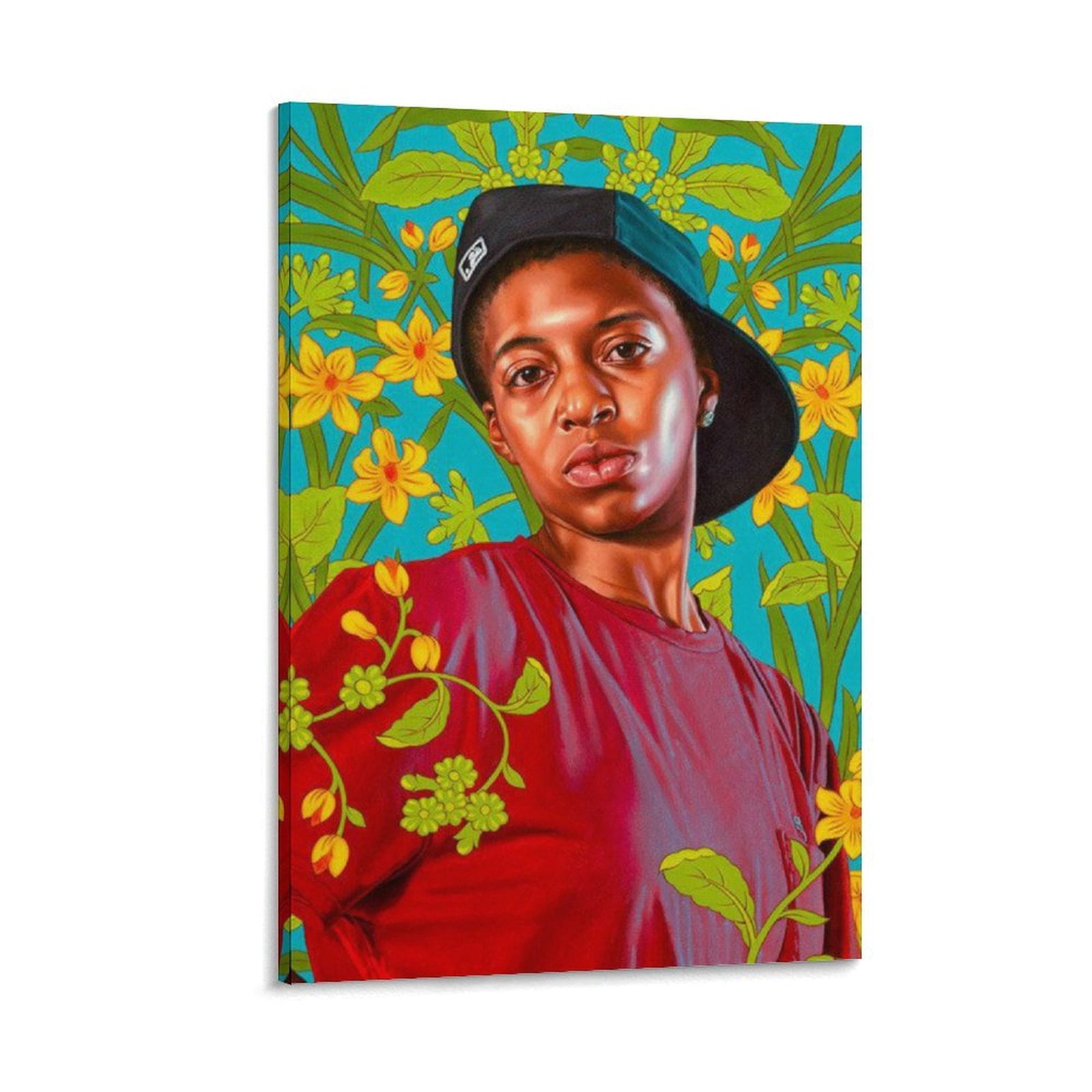 Portrait Painter Kehinde Wiley Painting Art Poster (12) Gifts Canvas ...