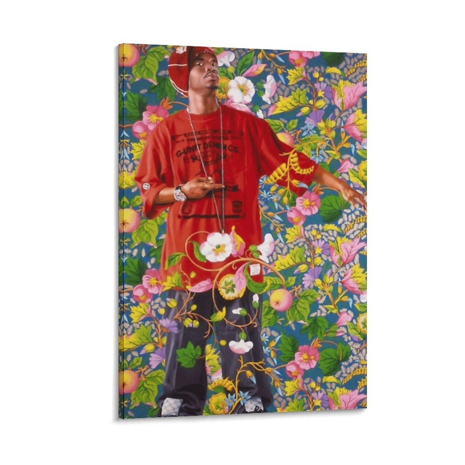 Portrait Painter Kehinde Wiley Painting Art Poster (17) Room Aesthetic ...