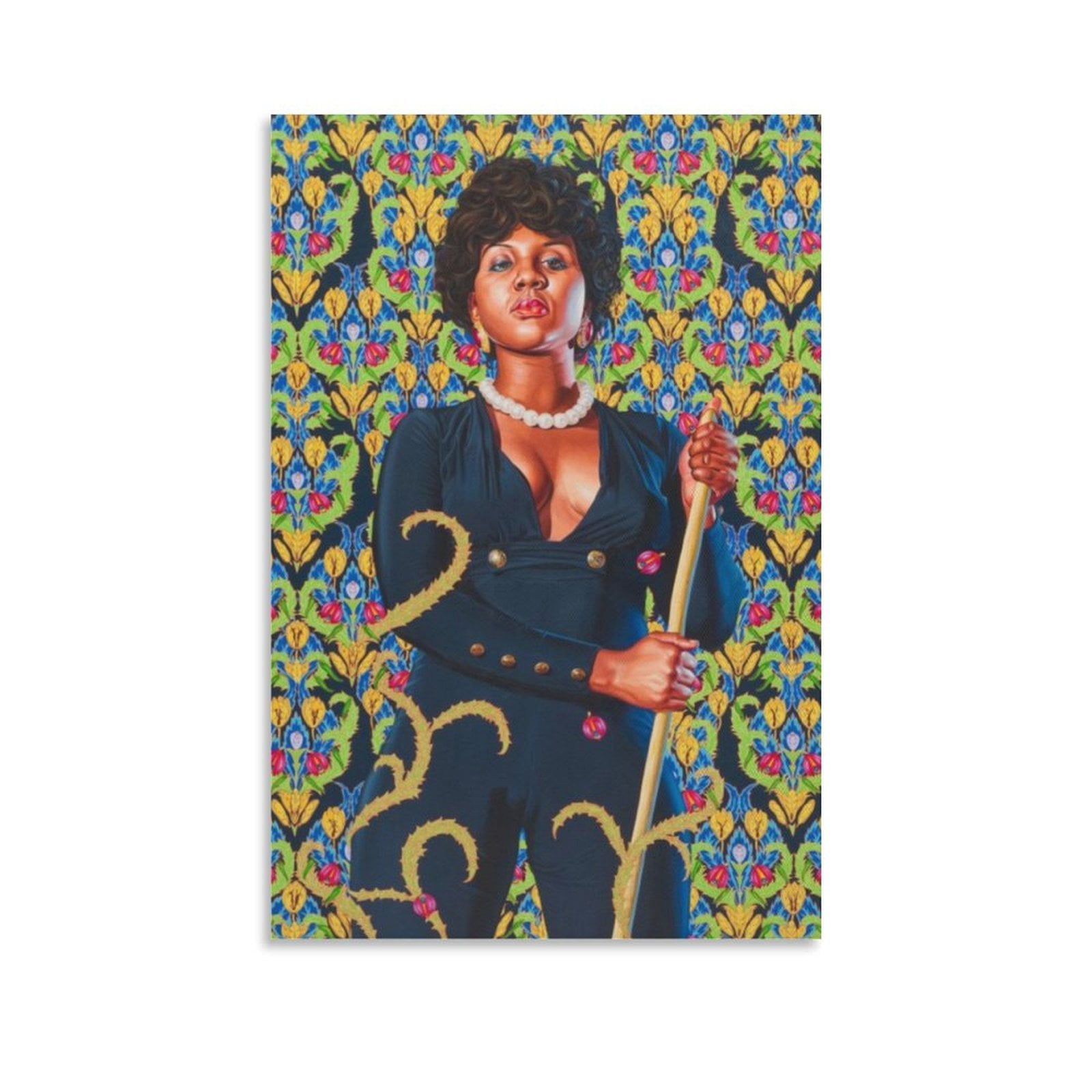 Portrait Painter Kehinde Wiley Painting Art Poster (19) Canvas Art ...