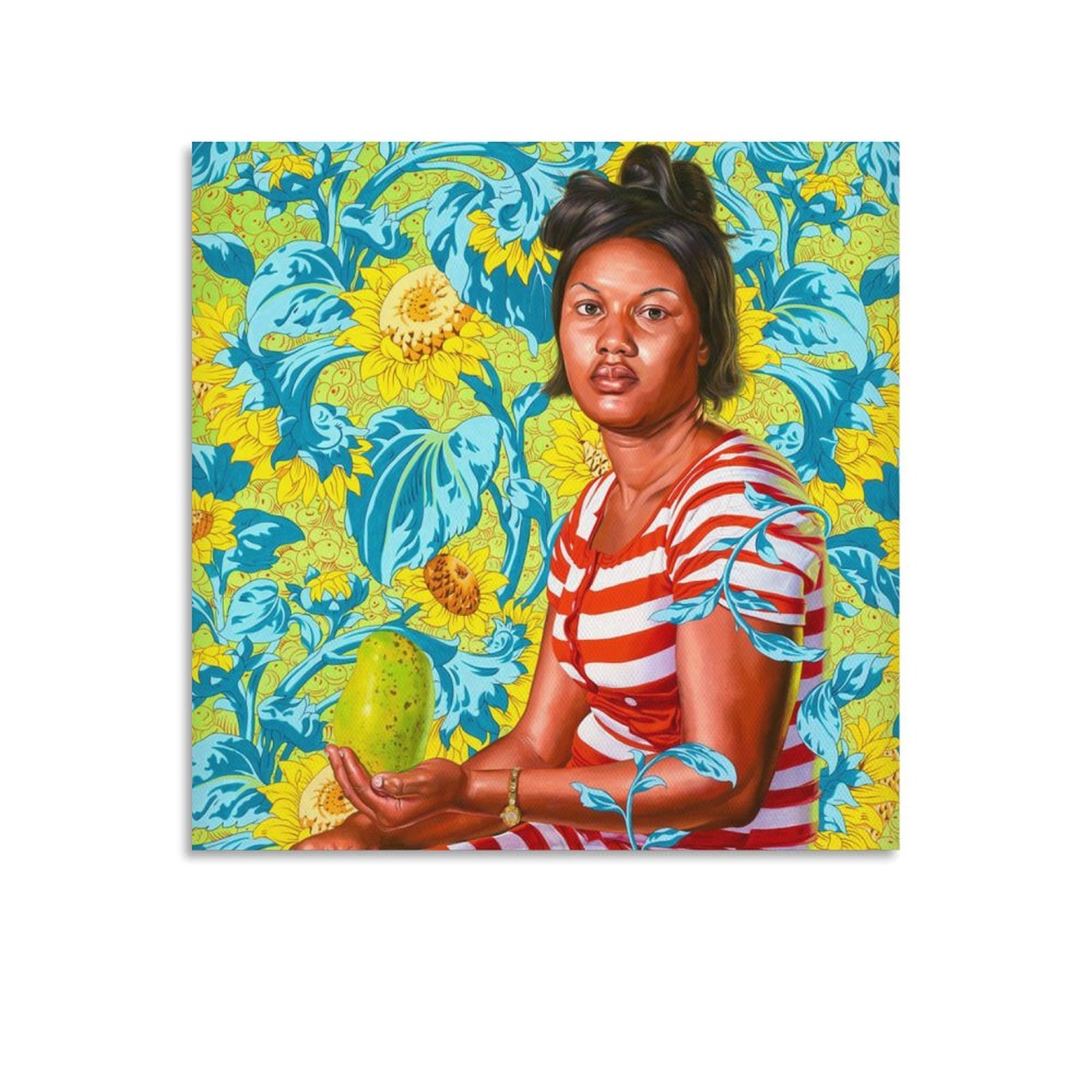 Portrait Painter Kehinde Wiley Painting Art Poster (20) Gifts Canvas ...