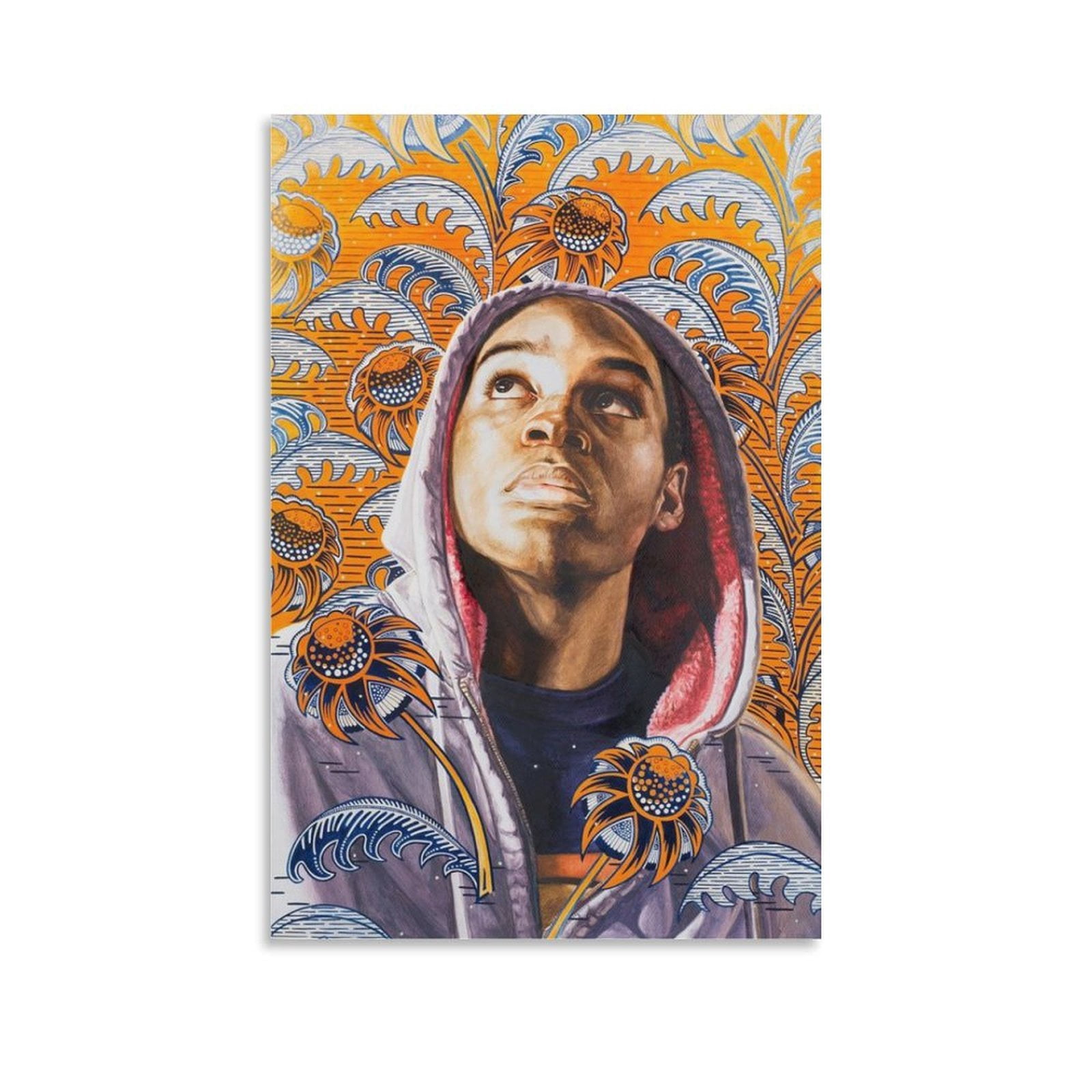 Portrait Painter Kehinde Wiley Painting Art Poster (25) Room Aesthetic ...