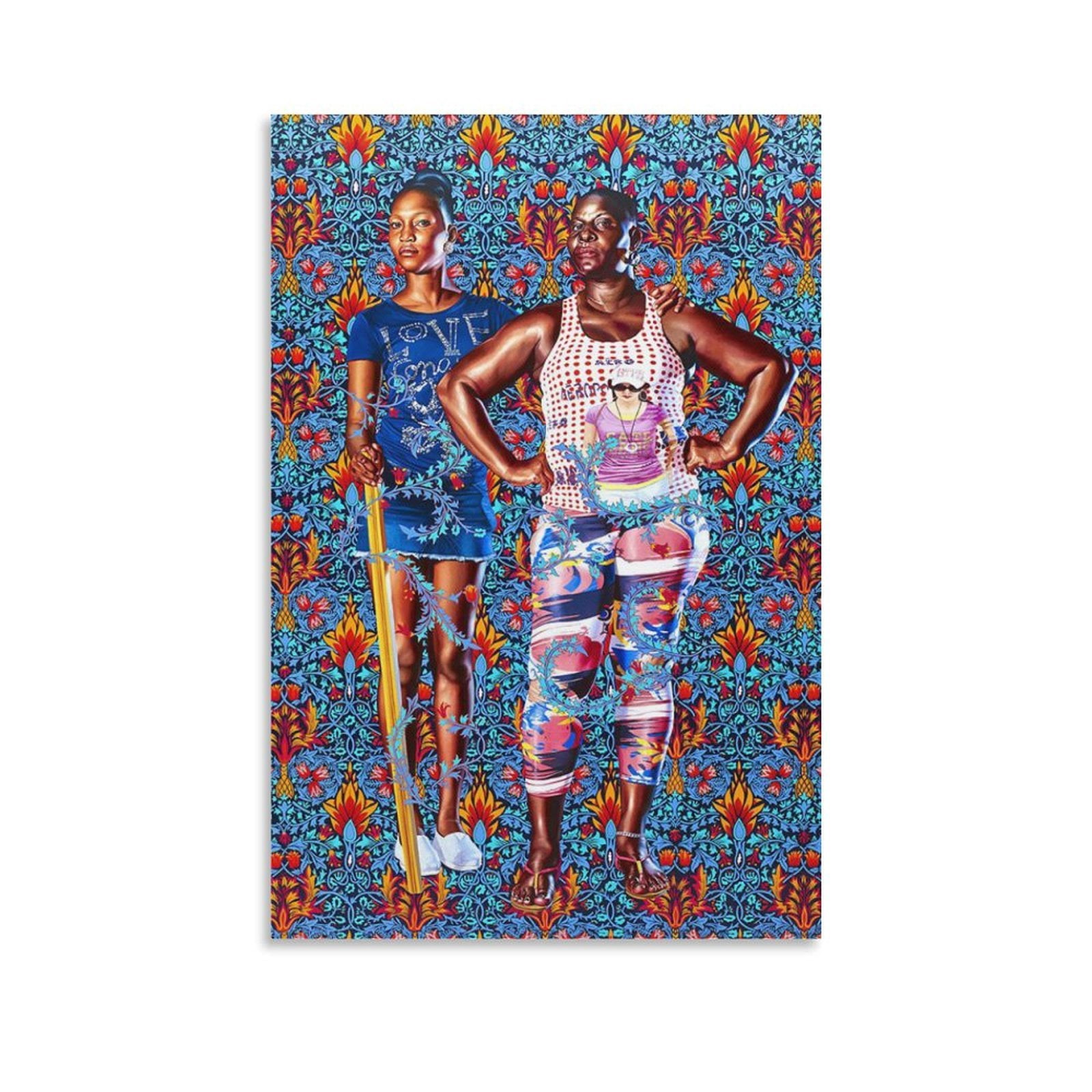 Portrait Painter Kehinde Wiley Painting Art Poster (26) Room Aesthetic ...