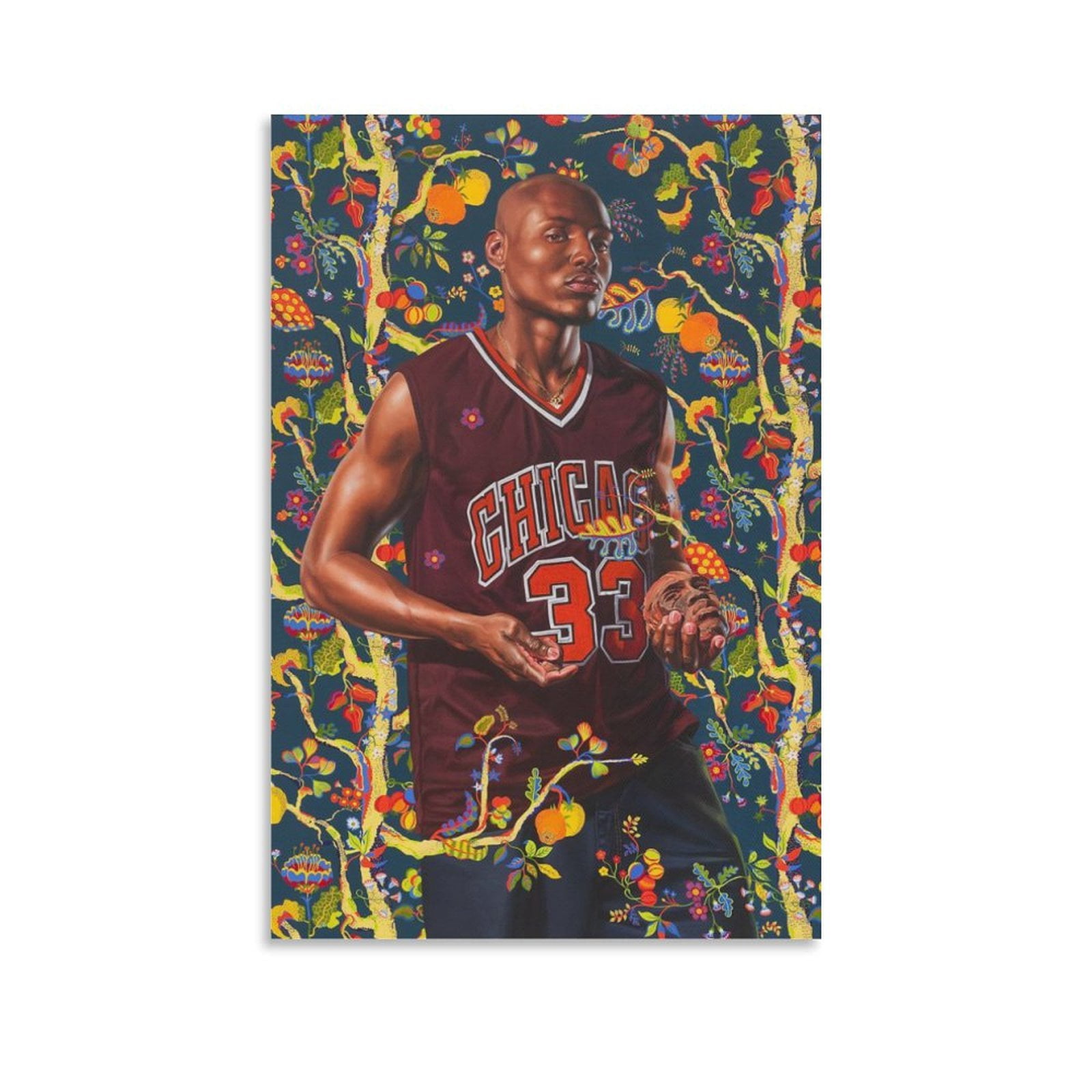 Portrait Painter Kehinde Wiley Painting Art Poster (4) Posters Wall Art ...