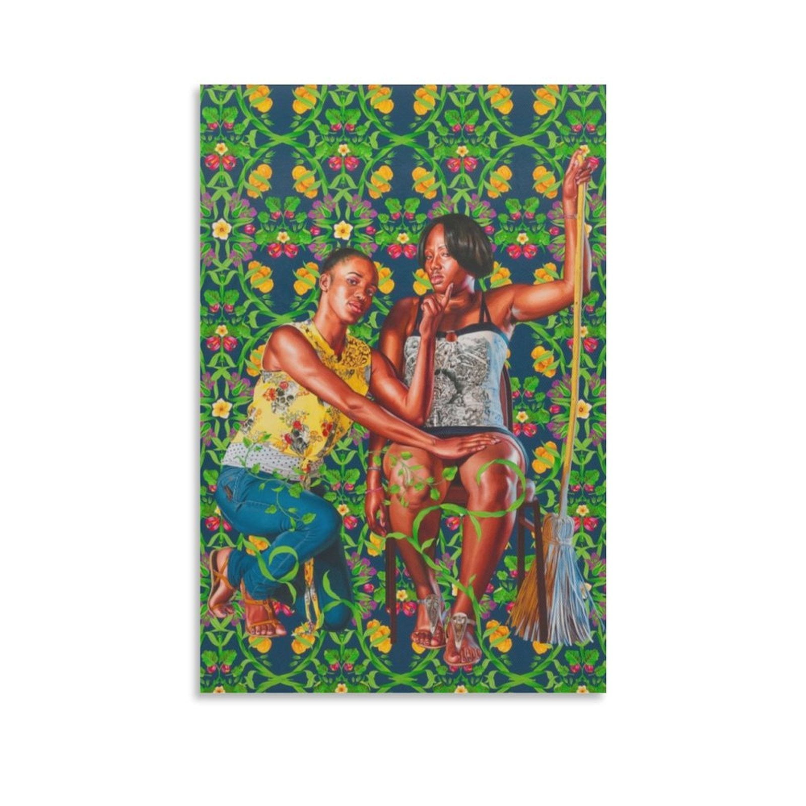 Portrait Painter Kehinde Wiley Painting Art Poster (42) Print Photo Art ...