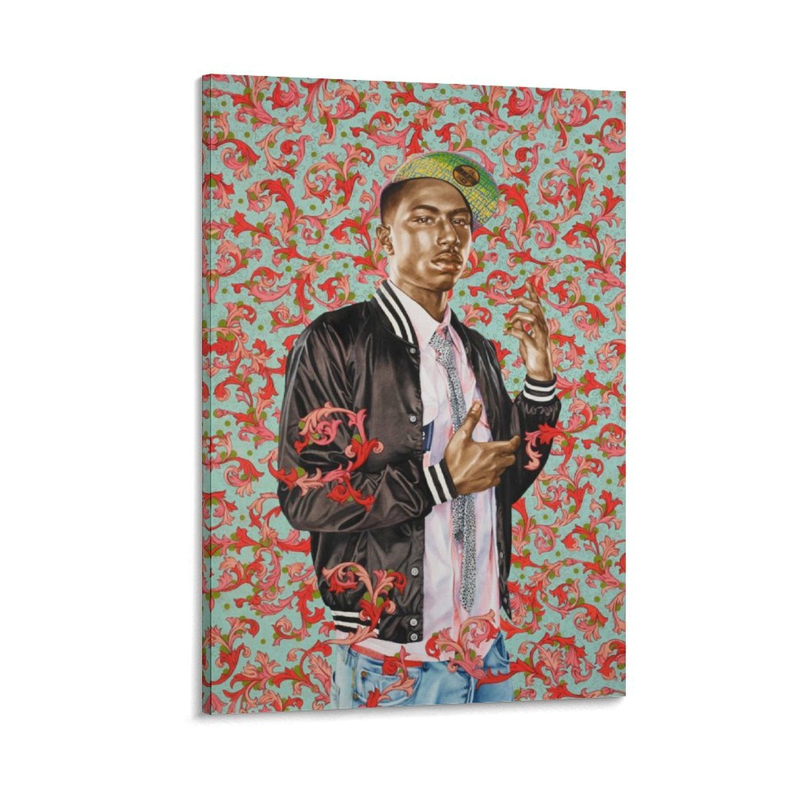 Portrait Painter Kehinde Wiley Painting Art Poster (45) Painting On ...