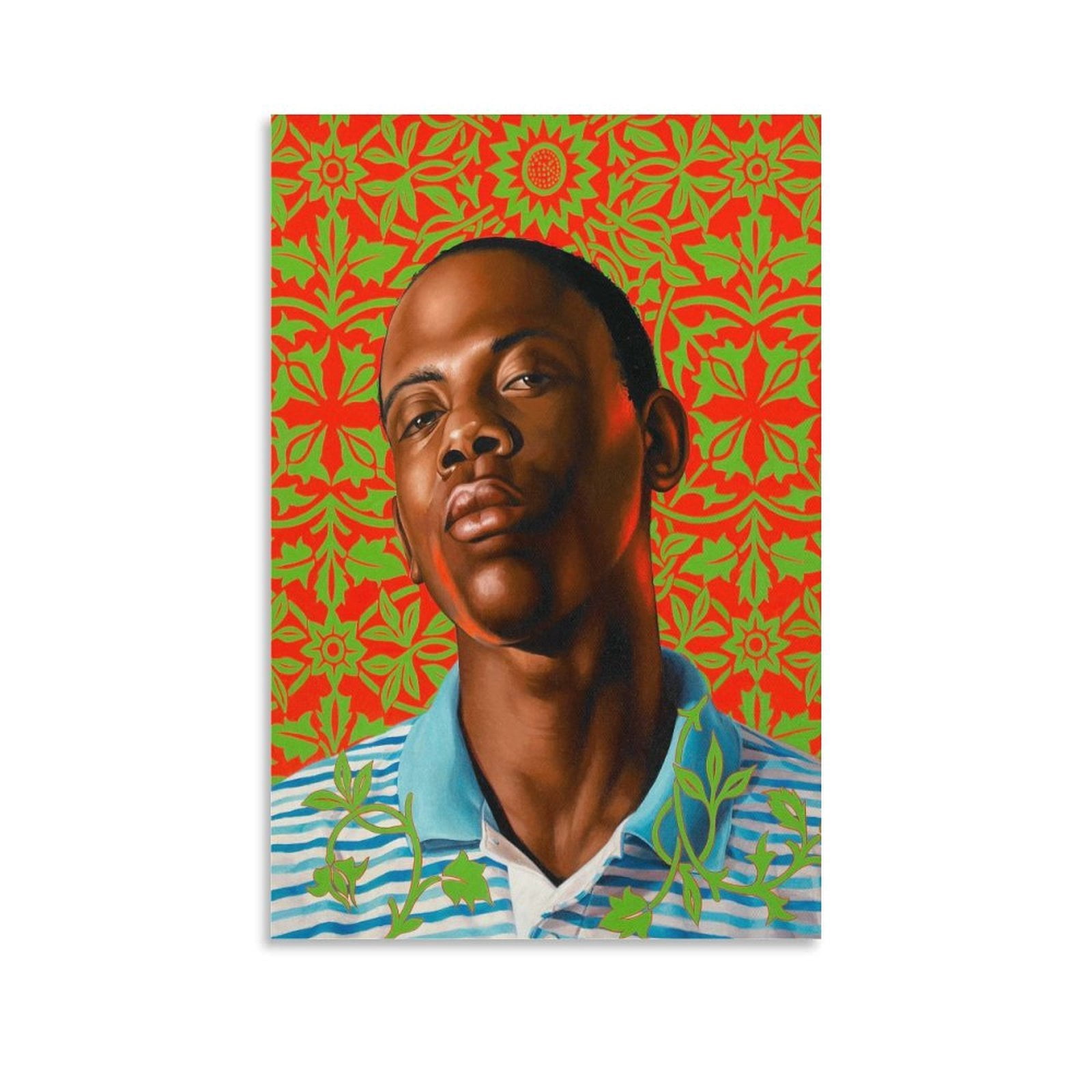 Portrait Painter Kehinde Wiley Painting Art Poster (53) Canvas Poster ...