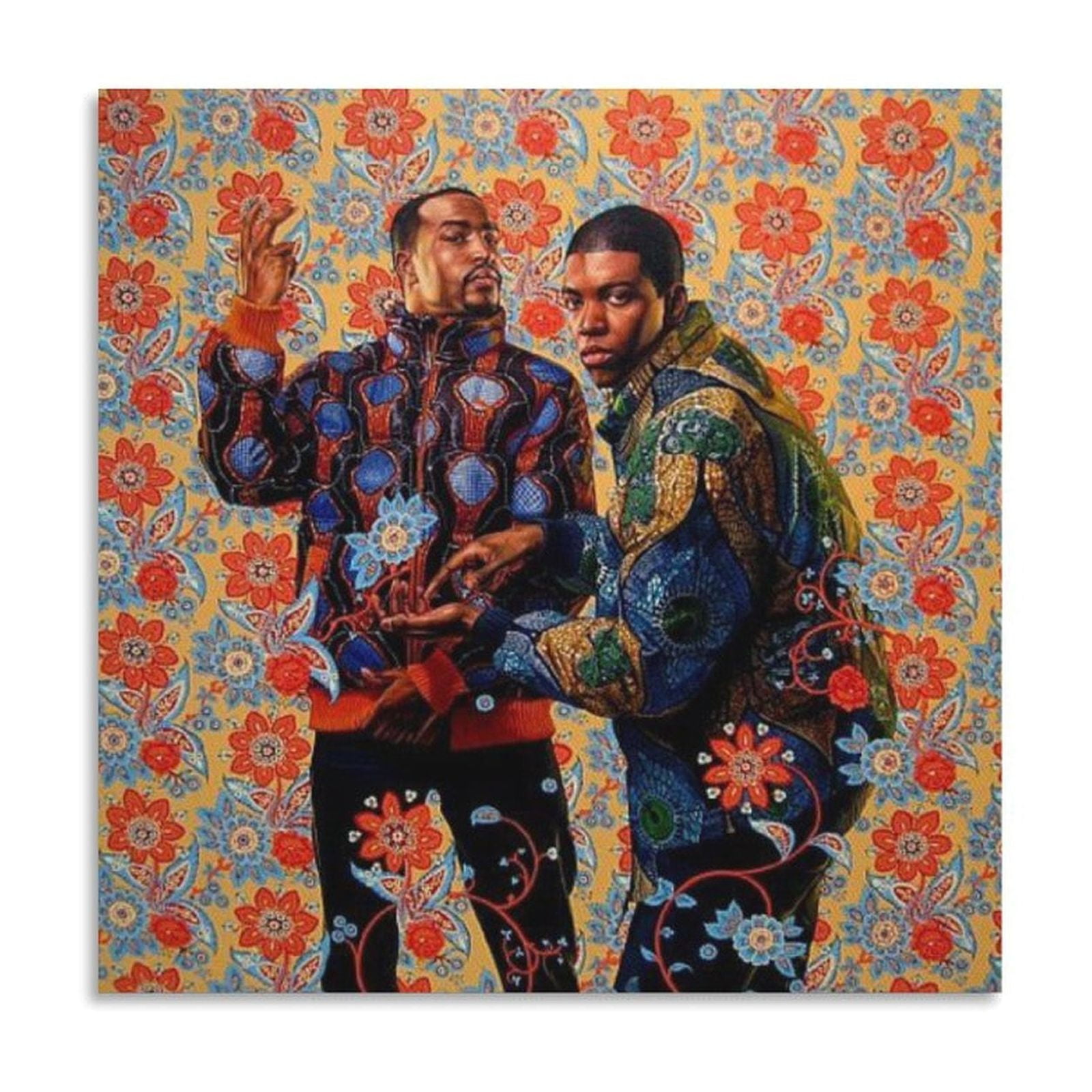 Portrait Painter Kehinde Wiley Painting Art Poster (56) Picture Print ...