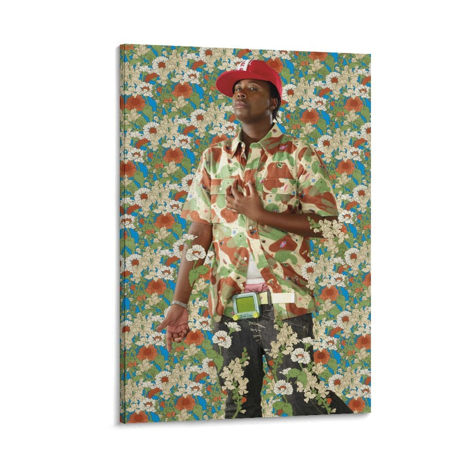 Portrait Painter Kehinde Wiley Painting Art Poster (70) Canvas Wall Art ...