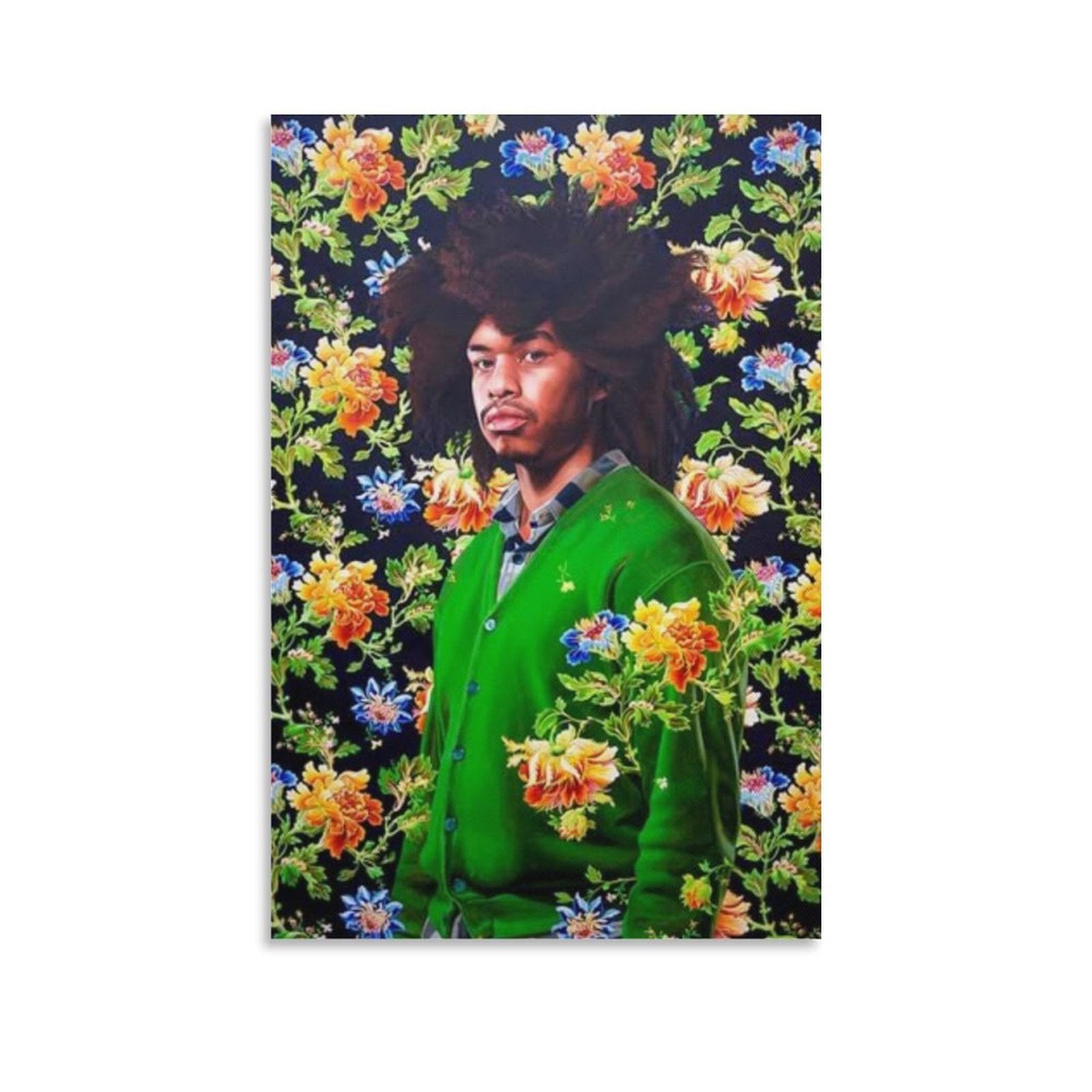 Portrait Painter Kehinde Wiley Painting Art Poster (8) Canvas Wall Art ...