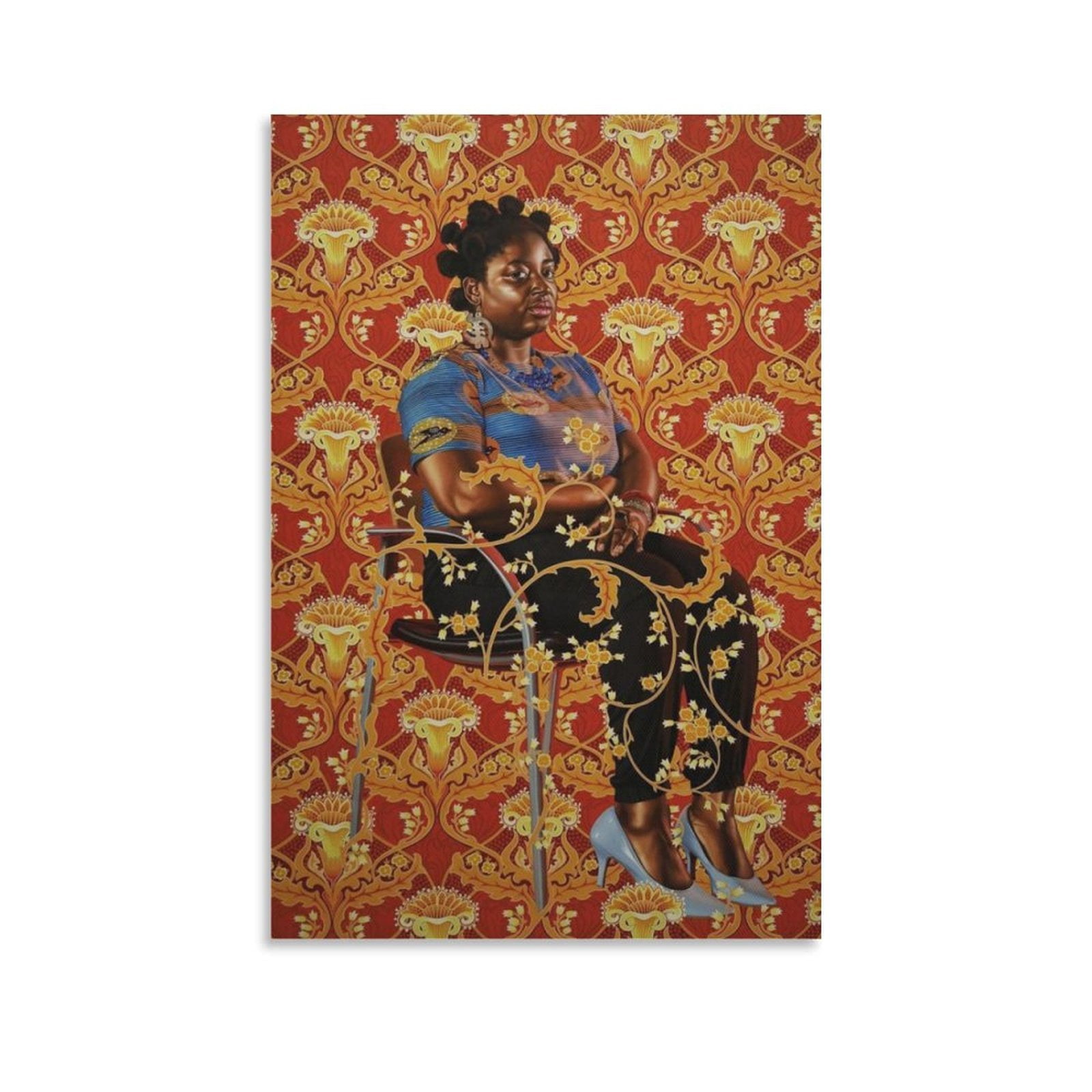 Portrait Painter Kehinde Wiley Painting Art Poster (9) Posters Wall Art ...