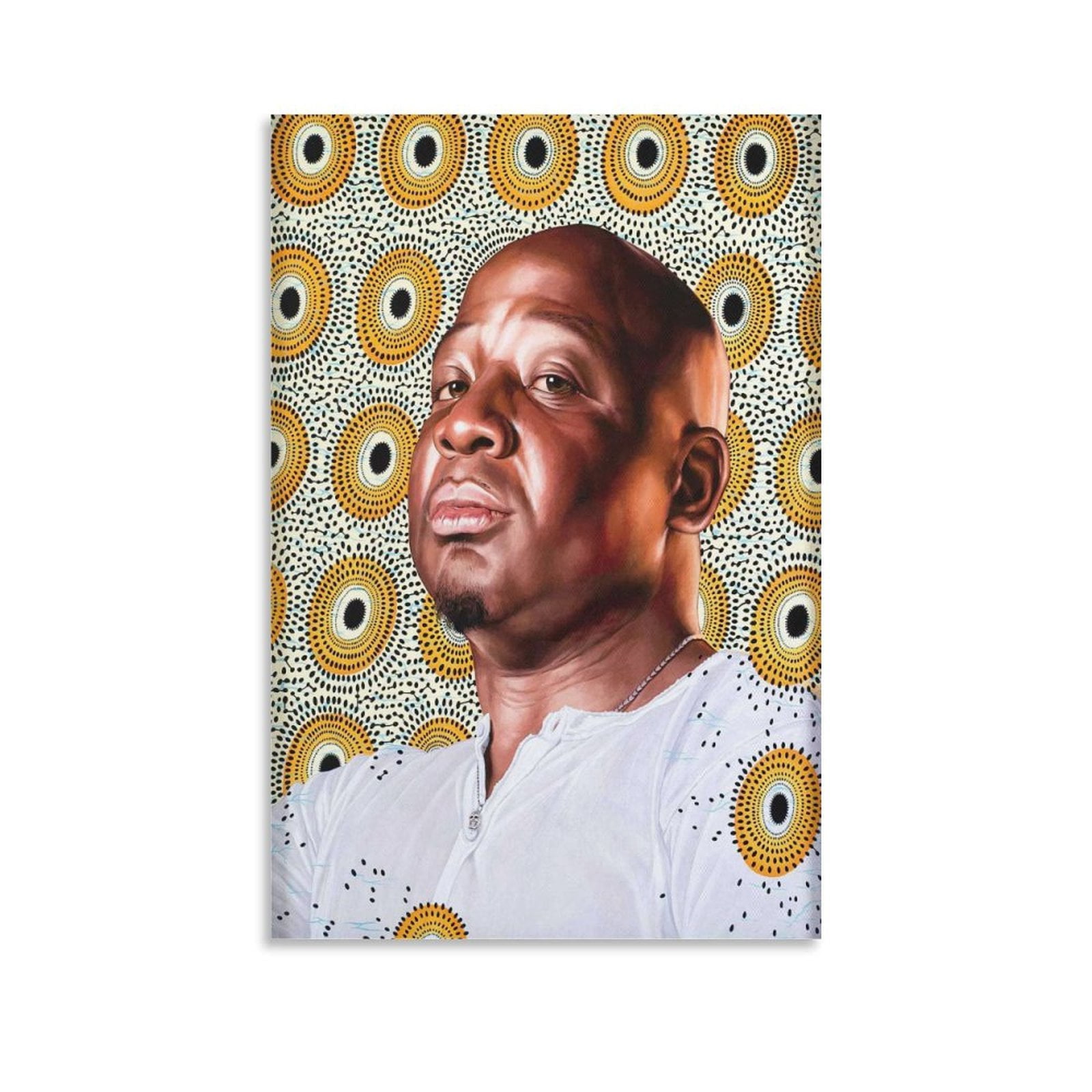 Portrait Painter Kehinde Wiley Painting Poster (12) Canvas Wall Art ...