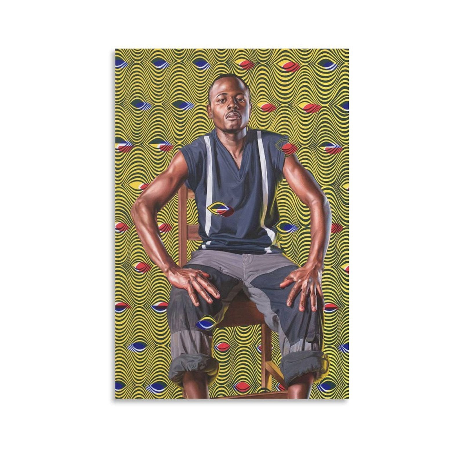 Portrait Painter Kehinde Wiley Painting Poster (15) Canvas Art Poster ...