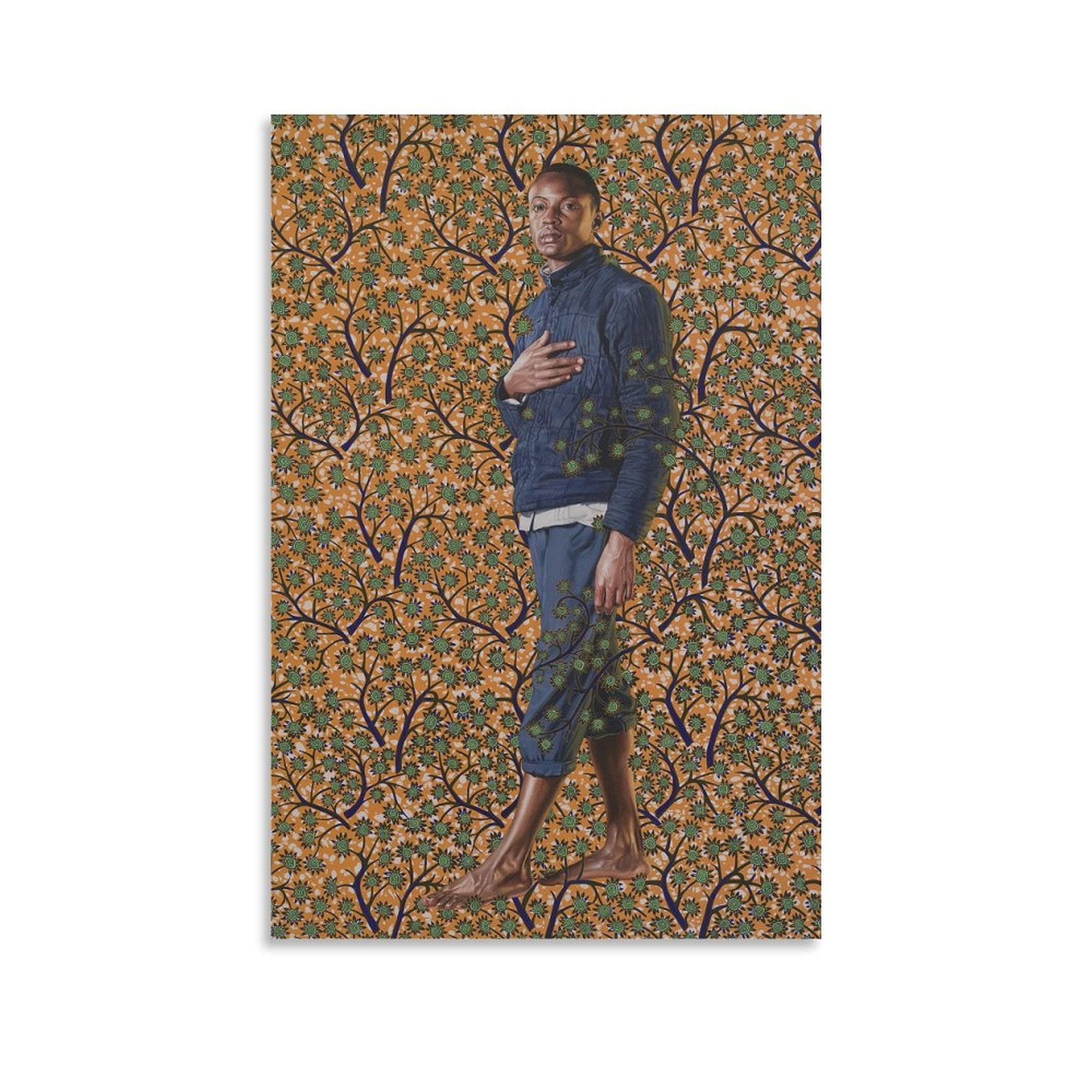 Portrait Painter Kehinde Wiley Painting Poster (19) Room Aesthetic ...