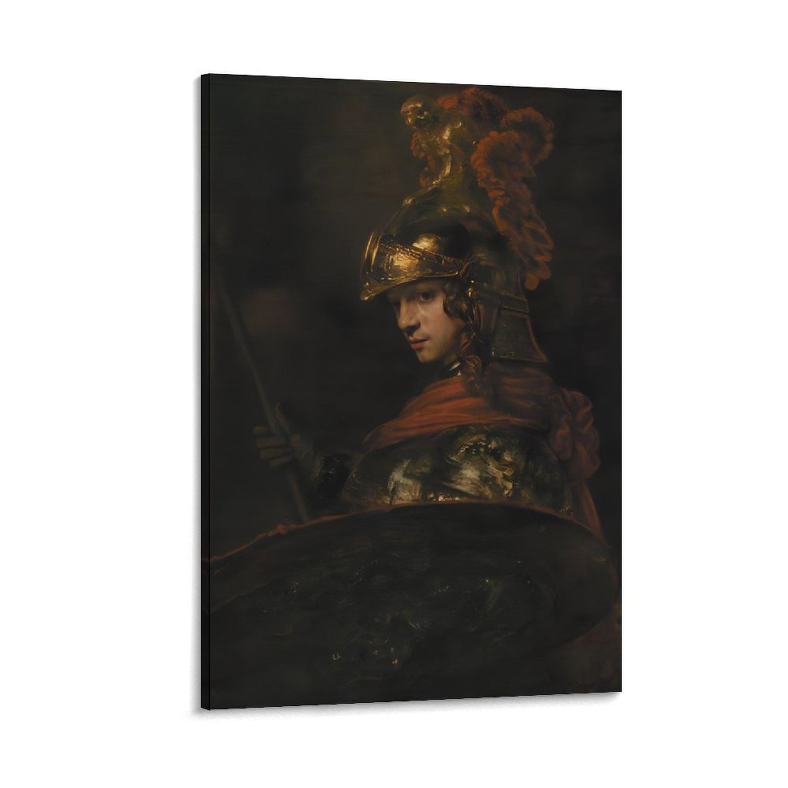 Portrait Painters Rembrandt Van Rijn Pallas Athena Or Poster Poster ...