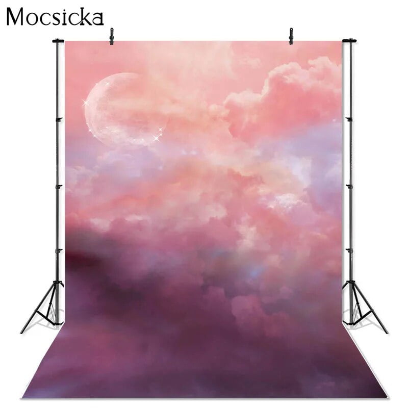 Portrait Photography Background Fantasy Starry Sky Cloud Moon ...