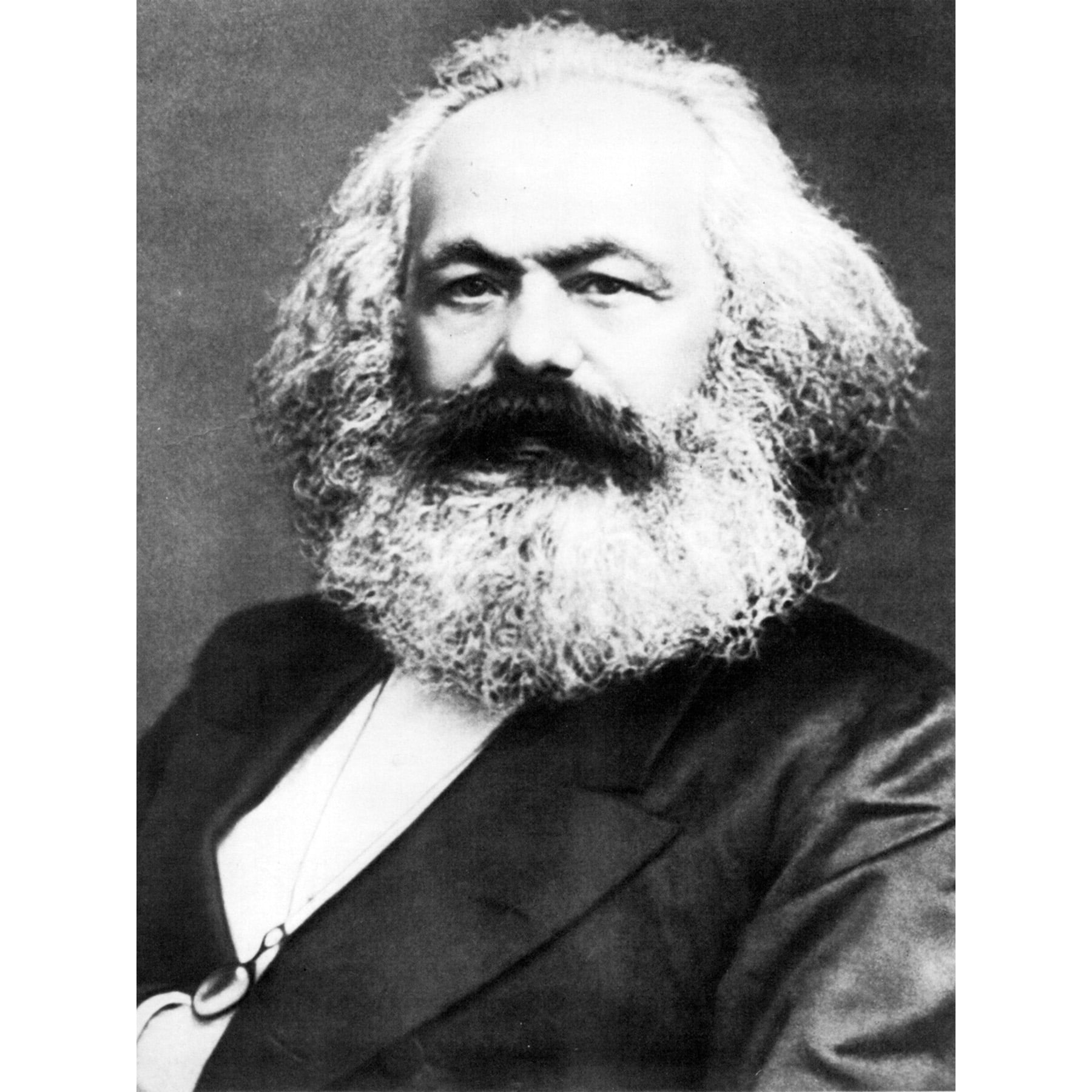 Portrait Political Theorist Philosopher Karl Marx Old Photo Extra Large ...